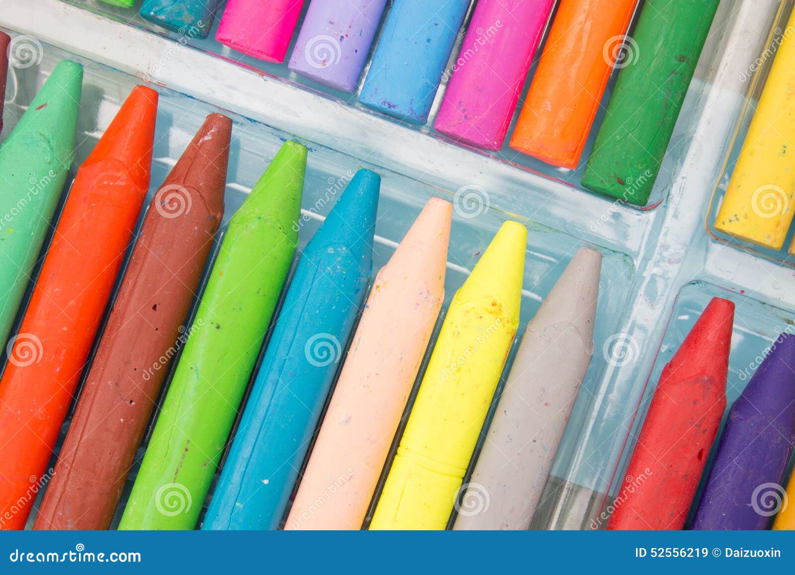 Crayons stock image. Image of education, crayons, artwork - 52556219