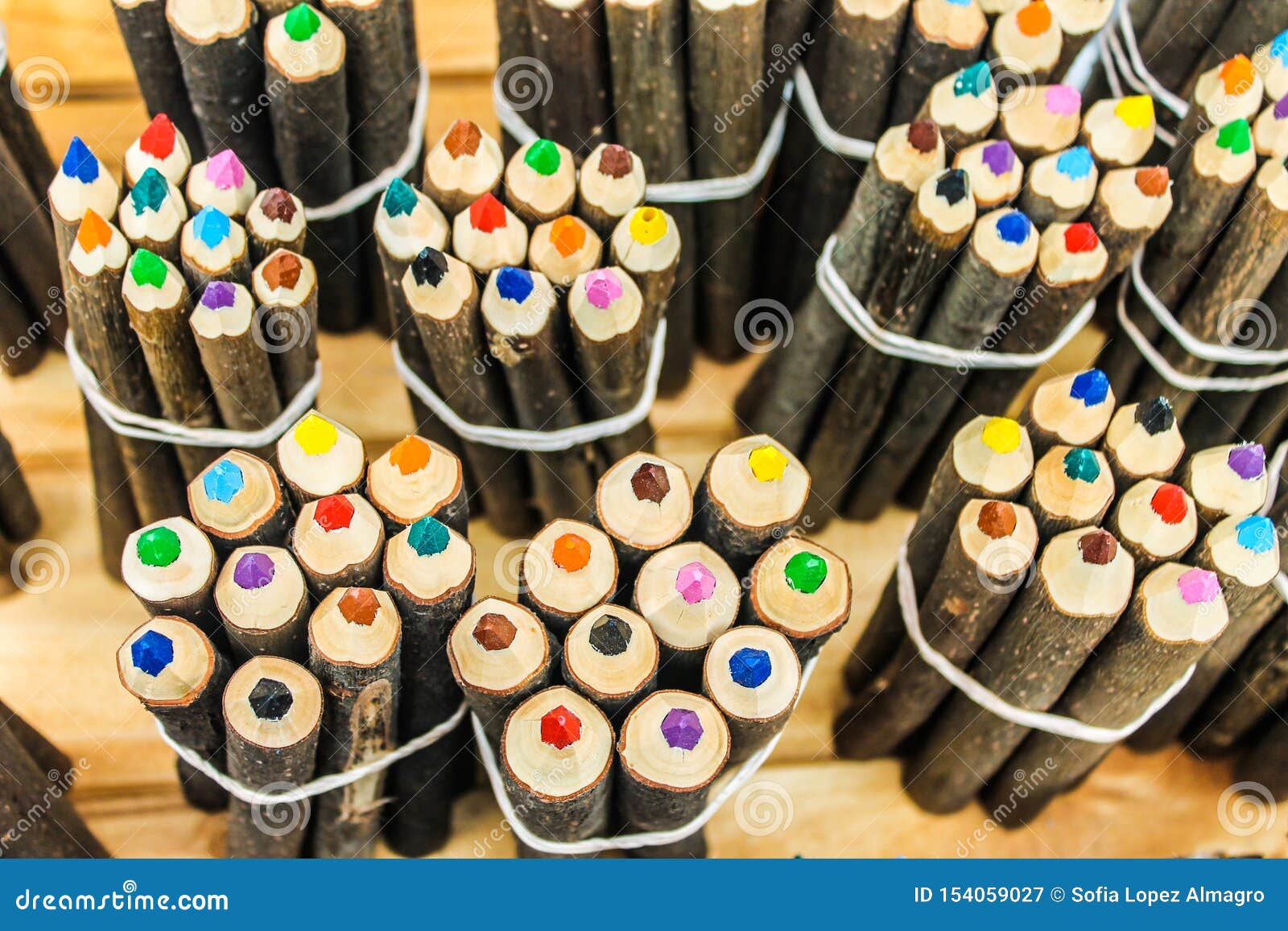 Crayons Colours Texture Handcraft Background Stock Image - Image of ...