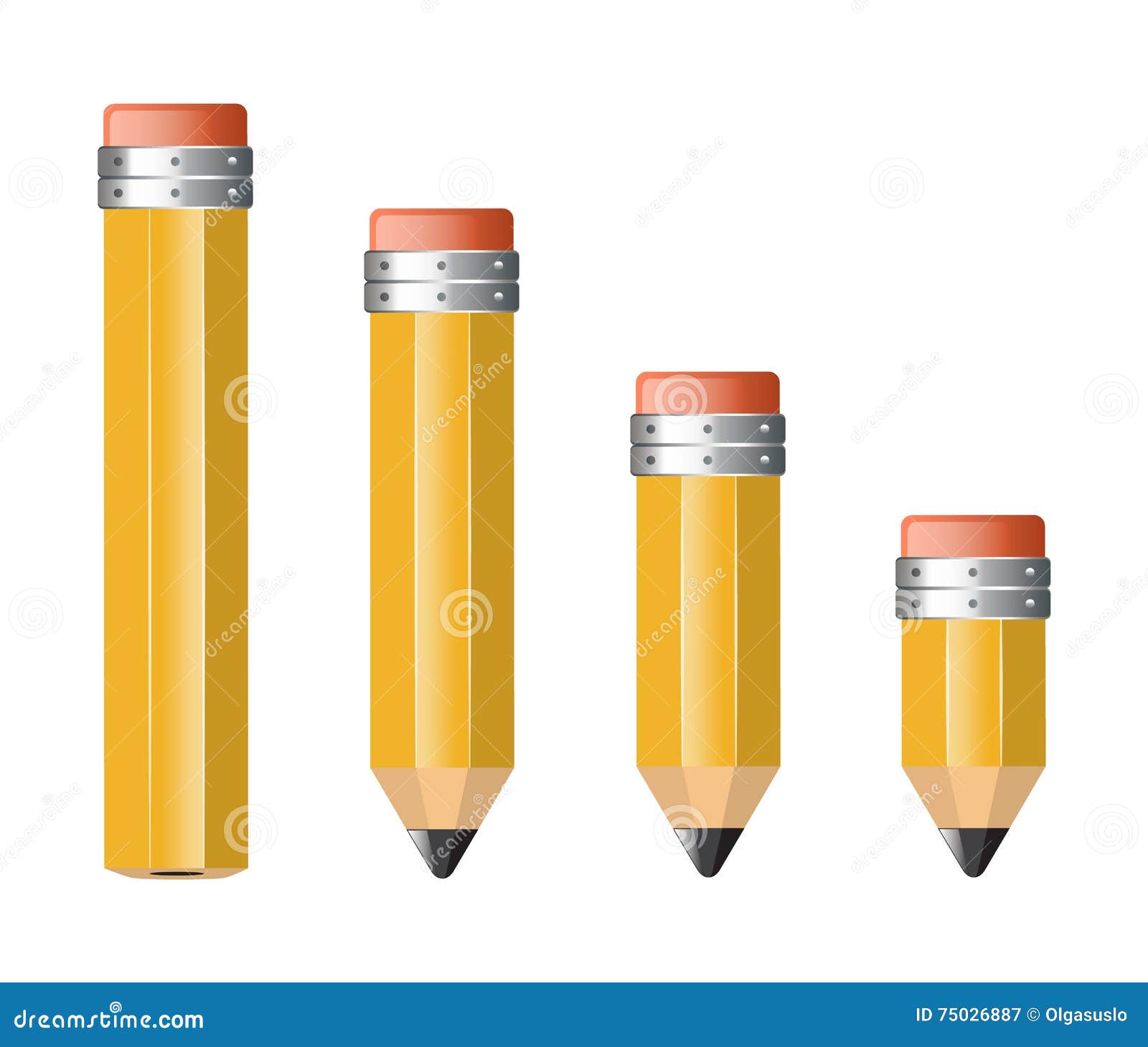 Taille Crayons Stock Illustrations, Vecteurs, & Clipart – (798 Stock ...