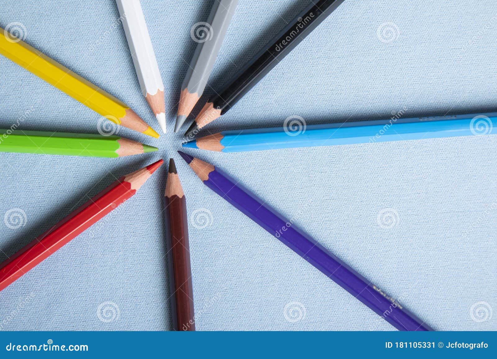Crayons on the floor stock image. Image of home, crayons - 181105331
