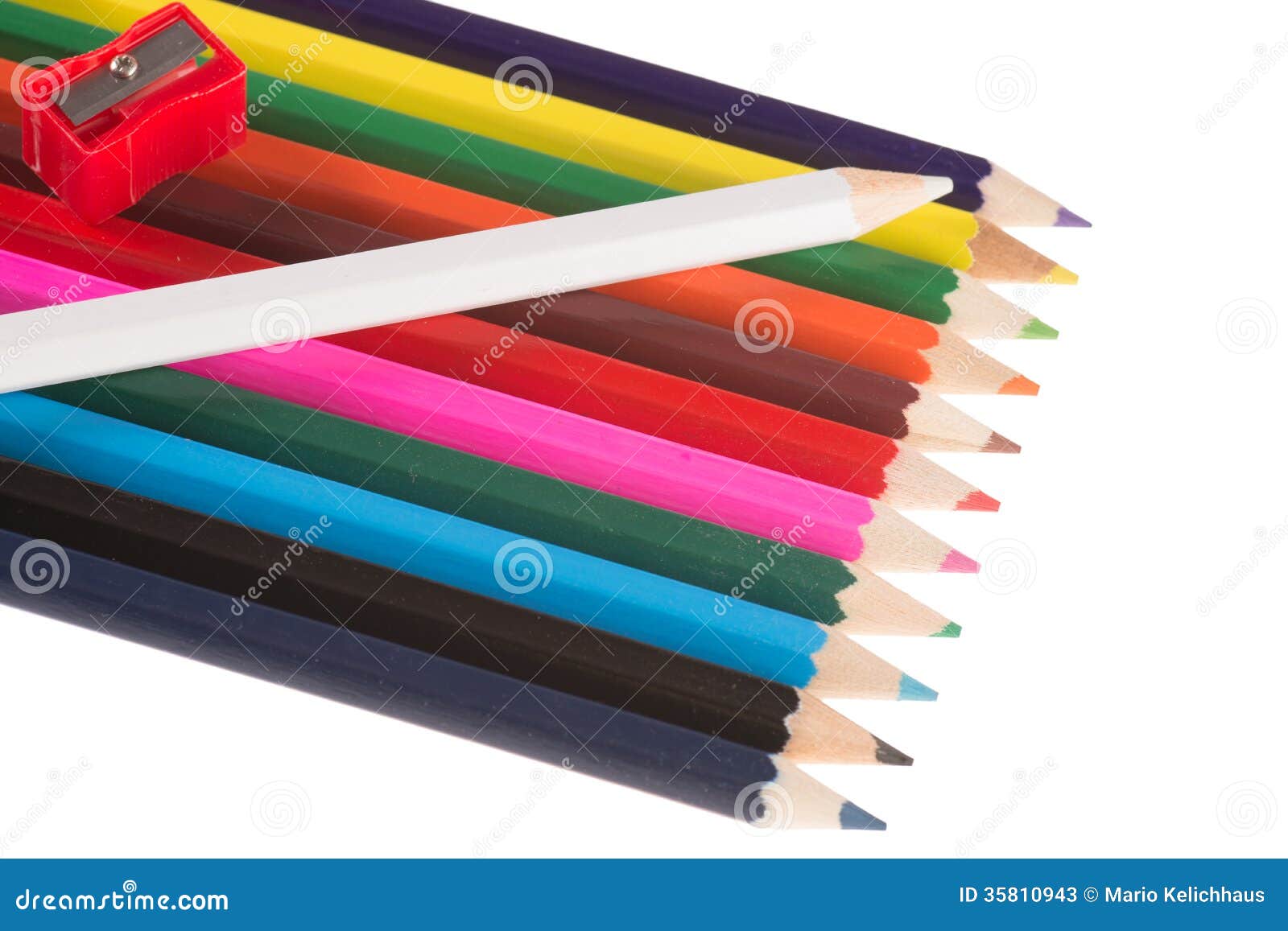 Crayons stock image. Image of office, creativity, artistic - 35810943