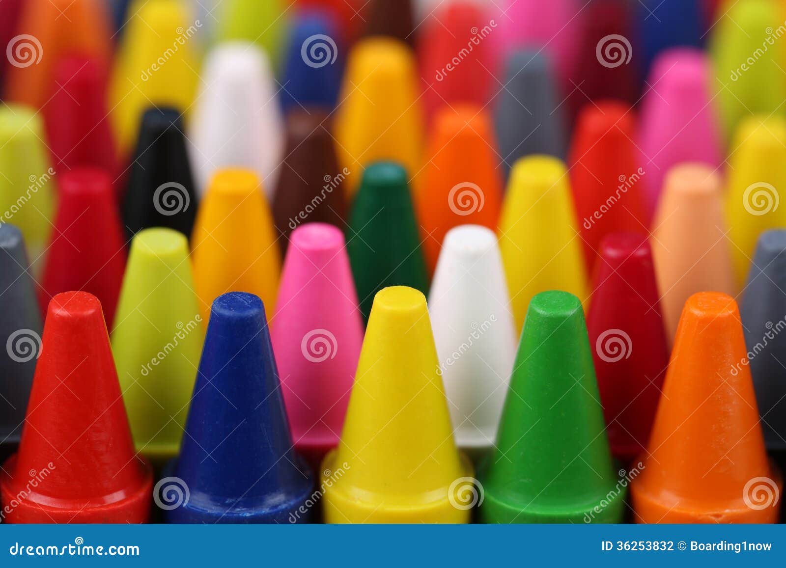 Crayons for Painting for Children Stock Photo - Image of color, school ...