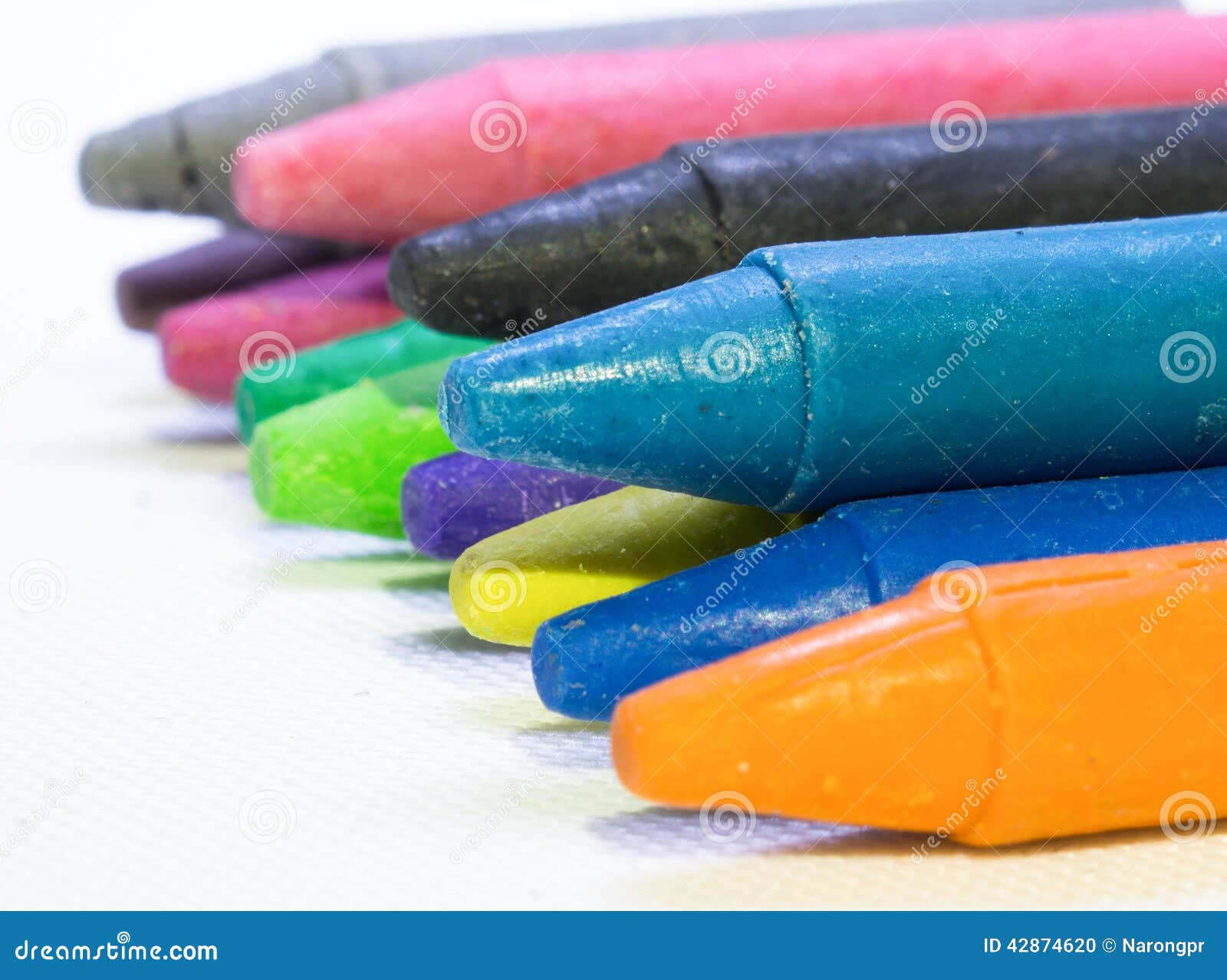 Crayons stock photo. Image of arts, crayon, objects, drawing - 42874620