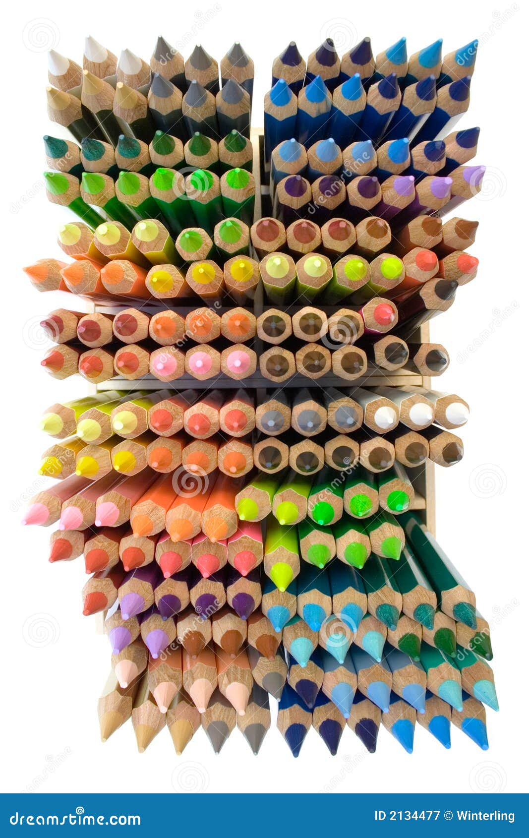 Crayons (Top View) stock image. Image of colours, colors - 2134477