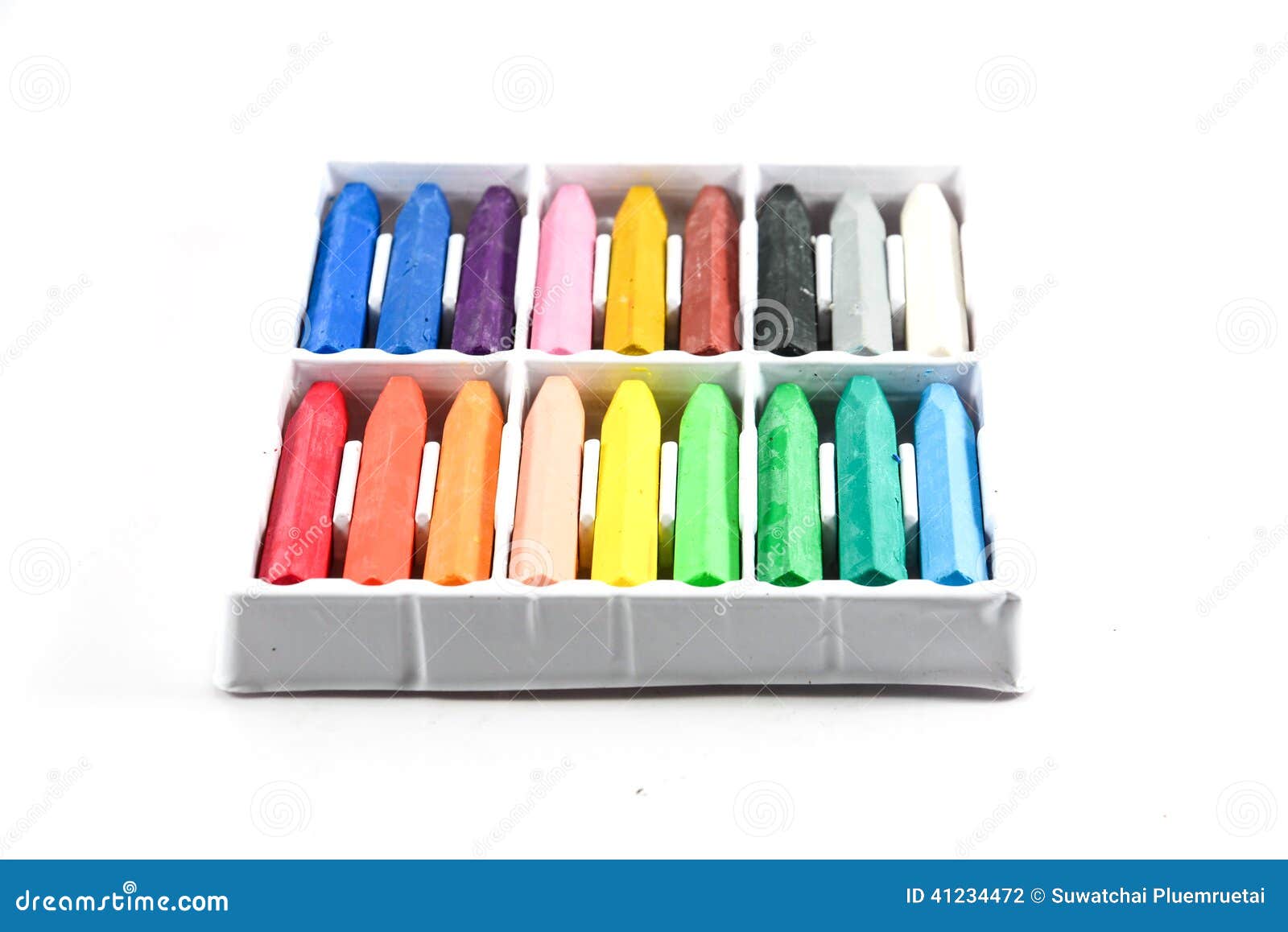 Crayons on White Background Stock Photo - Image of still, abstract ...