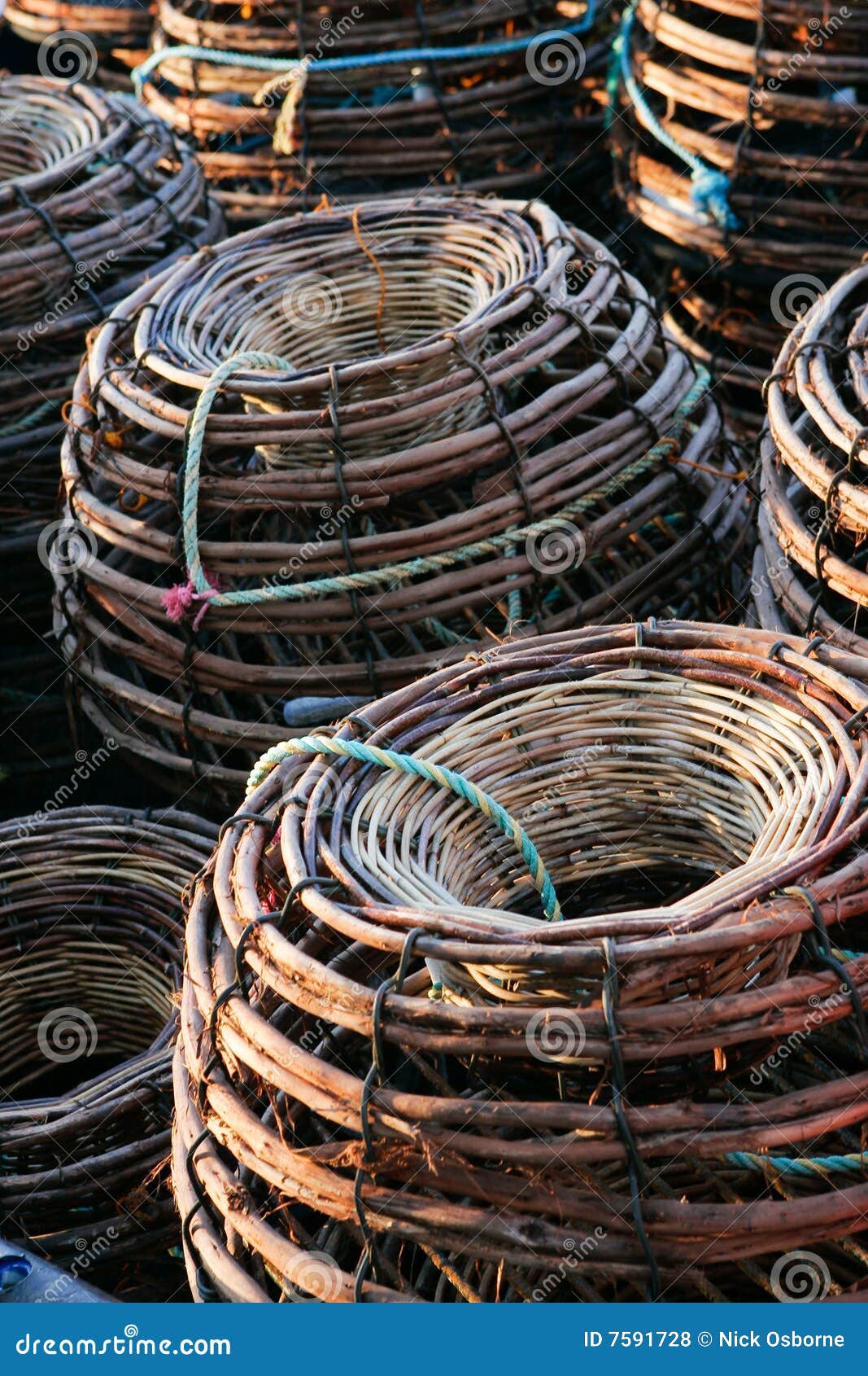 Craypots photo stock. Image of remorque, aquatique, pêche - 7591728