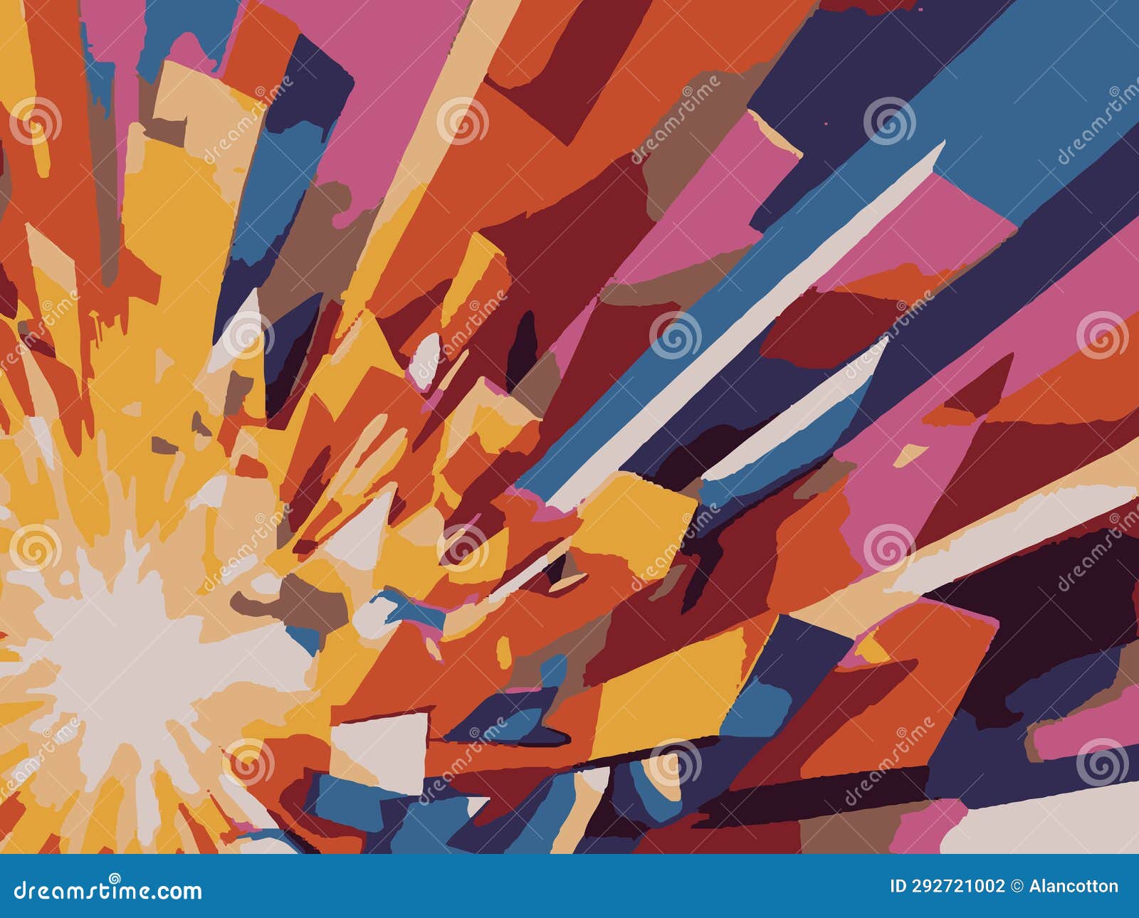 Craze Color Background Vector Illustration | CartoonDealer.com #292721002