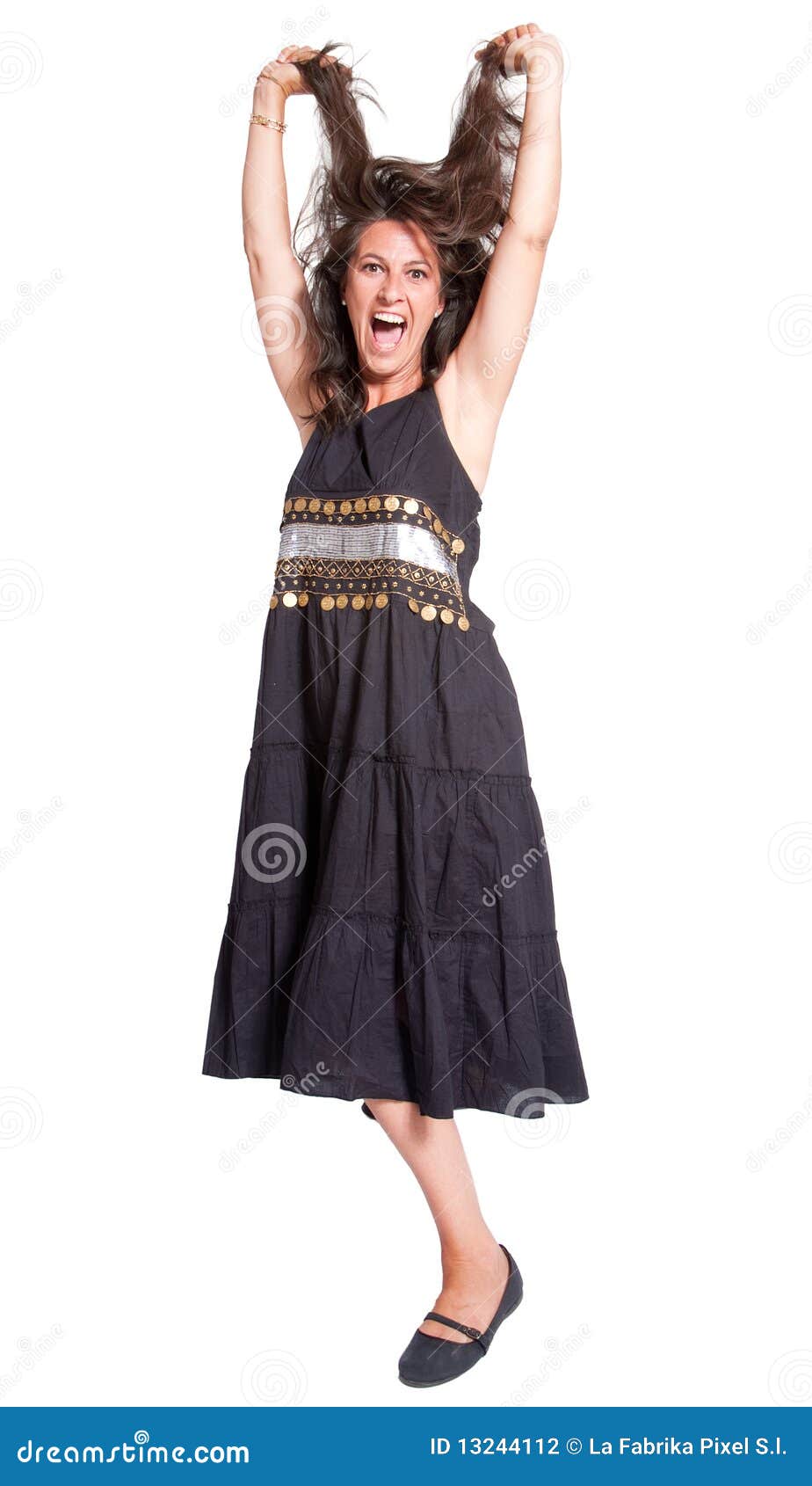 Crazy stock photo. Image of dress, caucasian, expression - 13244112