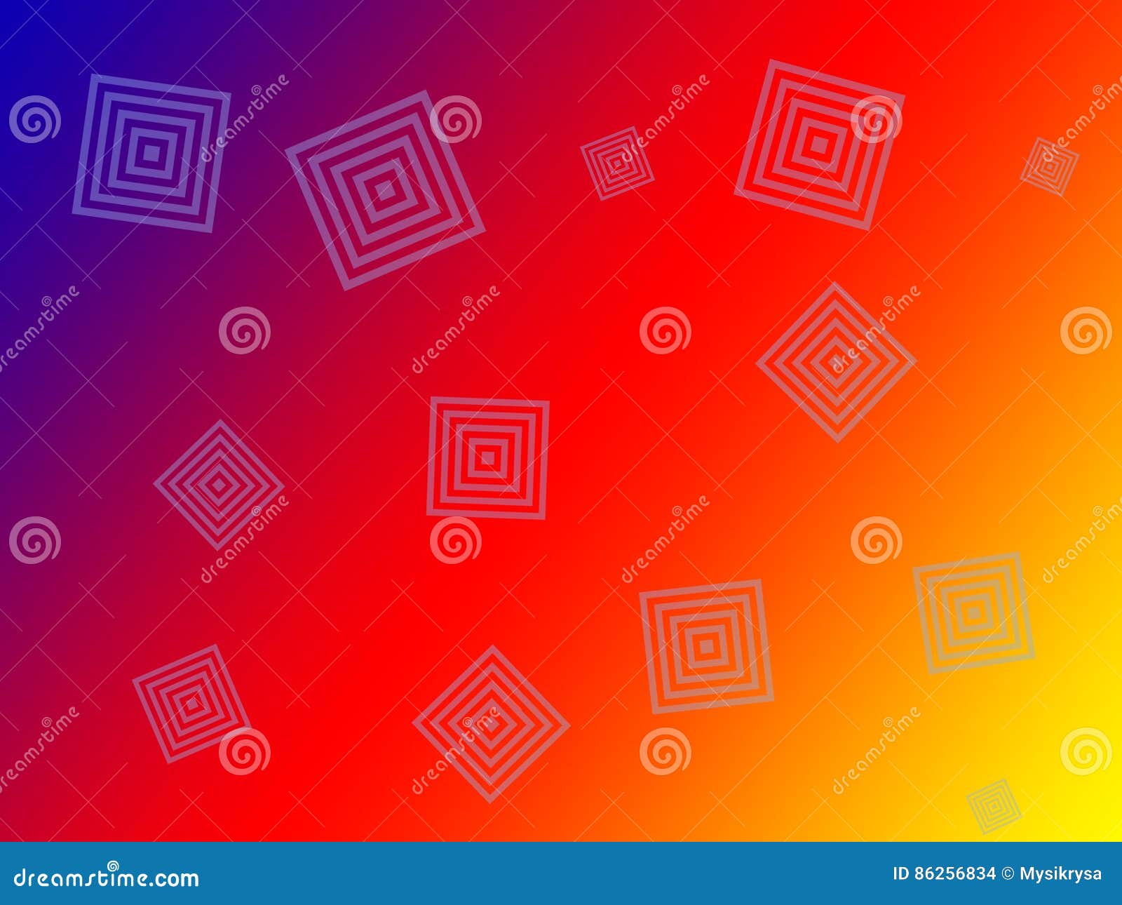 Crazy Background with Squares Stock Illustration - Illustration of ...