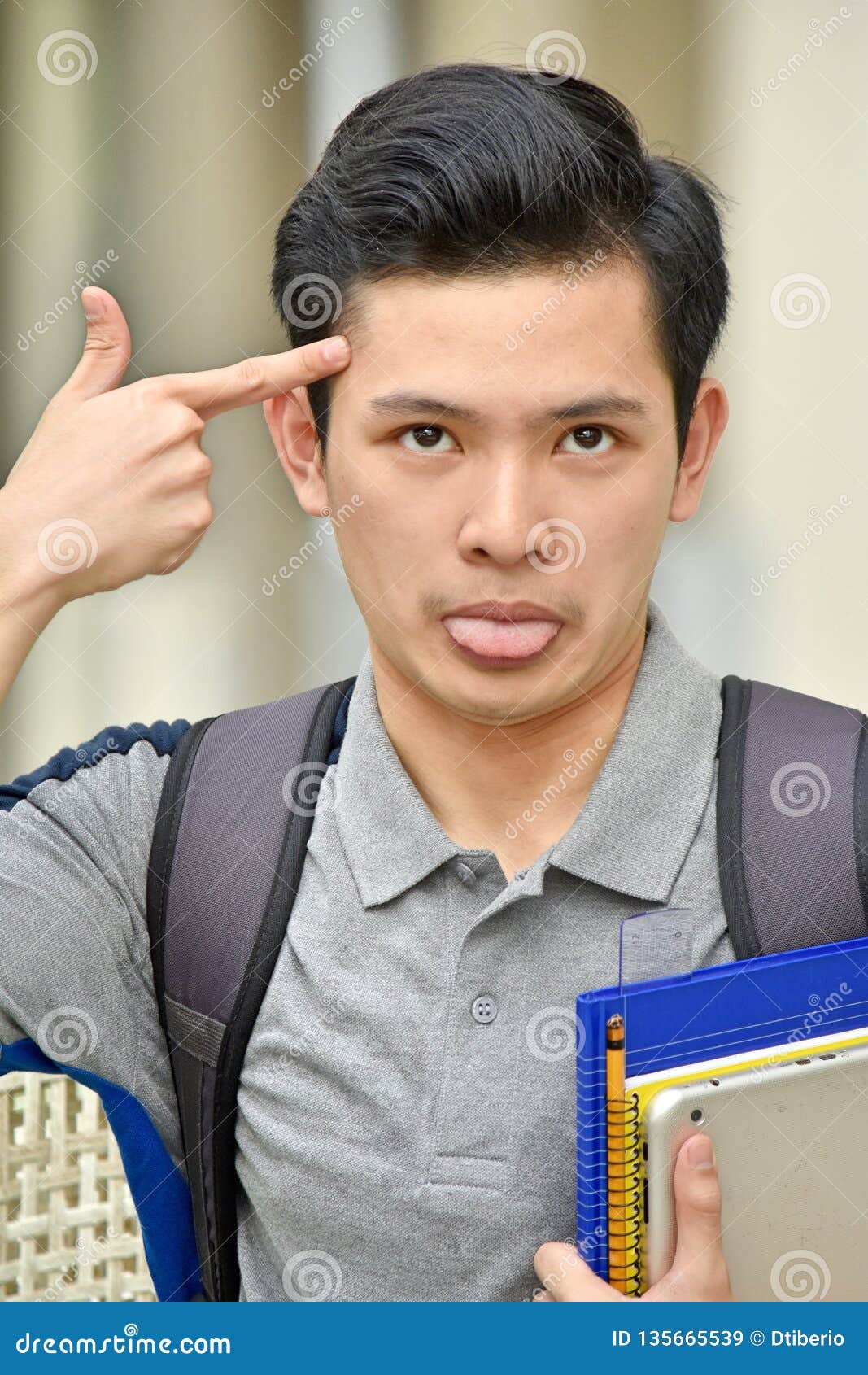 Crazy Boy Student stock image. Image of silly, wacked - 135665539