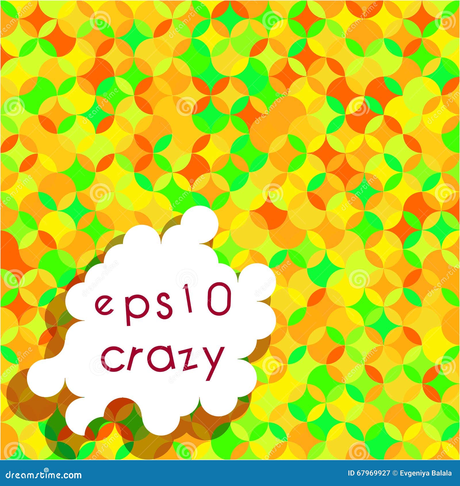 Crazy Bright Multicolored Pattern Stock Vector - Illustration of ...