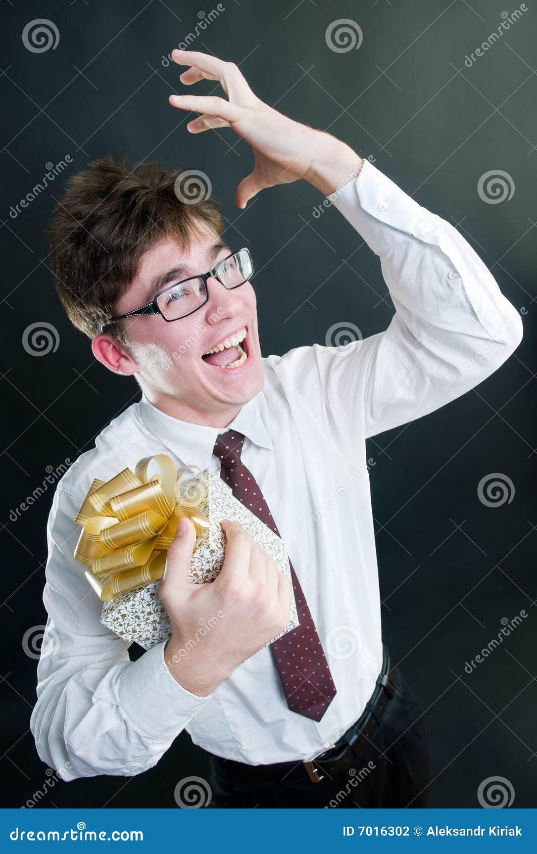 Crazy businessman stock photo. Image of humor, elegant - 7016302