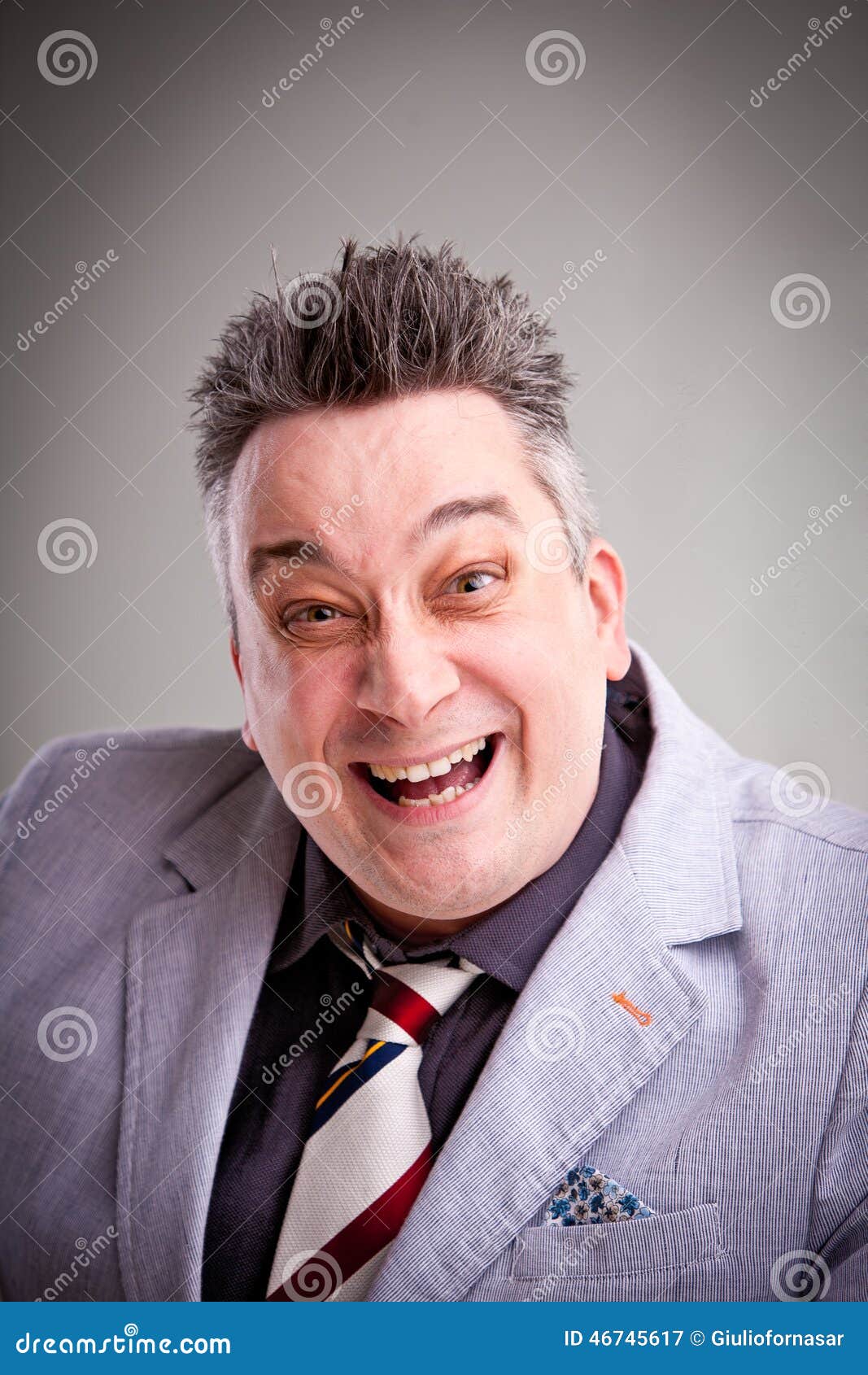 Crazy Businessman Boss Laughs Stock Image - Image of sneer, dumpy: 46745617