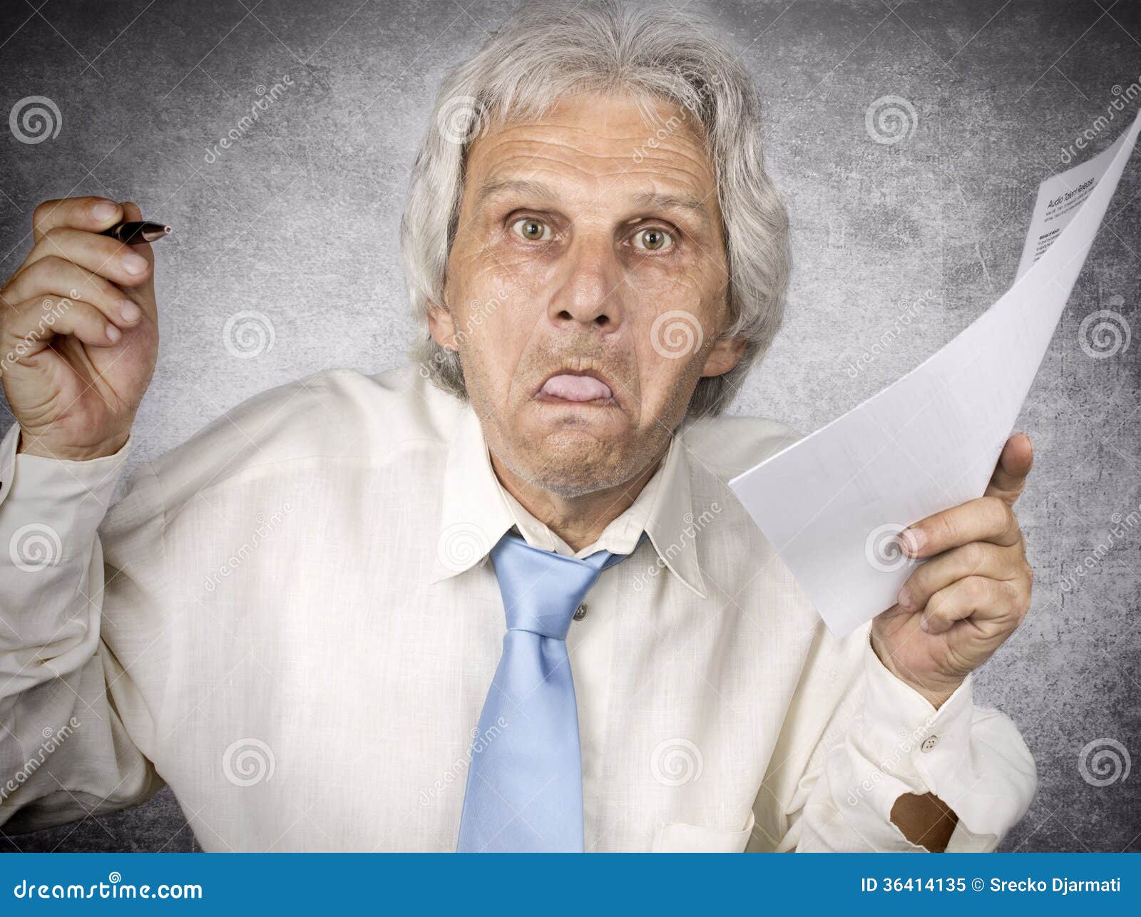 Crazy Businessman stock image. Image of shoulders, looking - 36414135