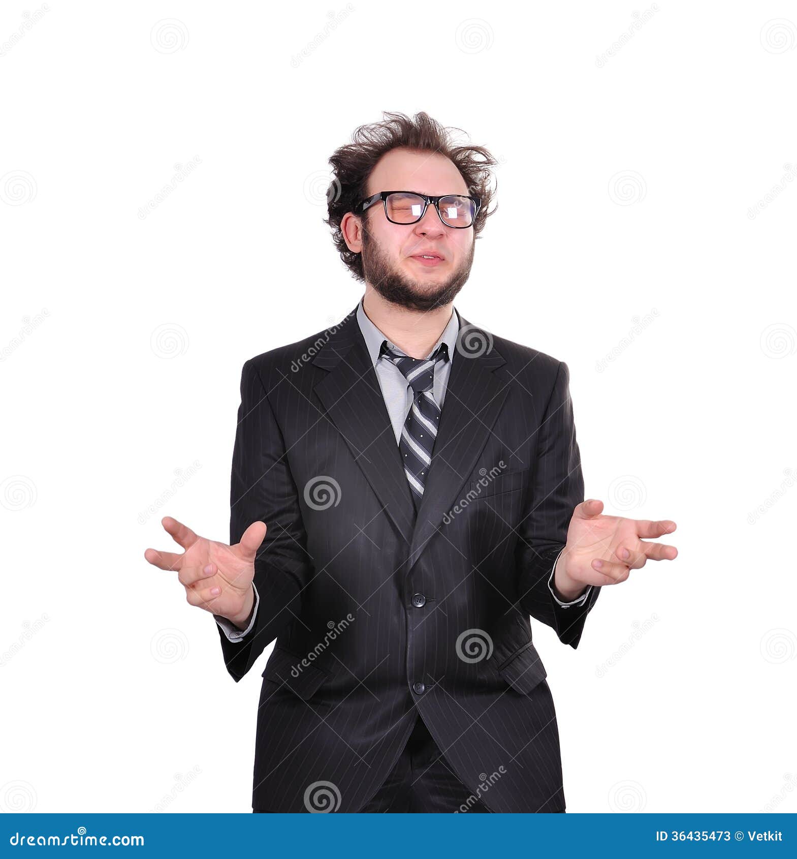 Crazy businessman stock image. Image of crazy, friendly - 36435473