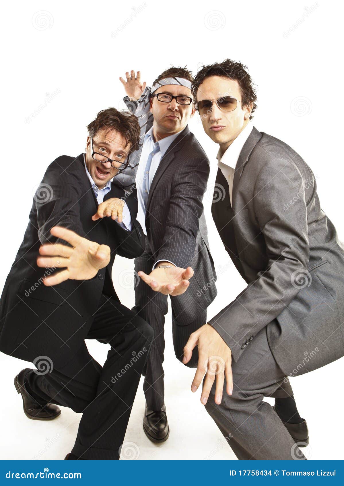 Crazy businessmen dancing stock photo. Image of dynamic - 17758434