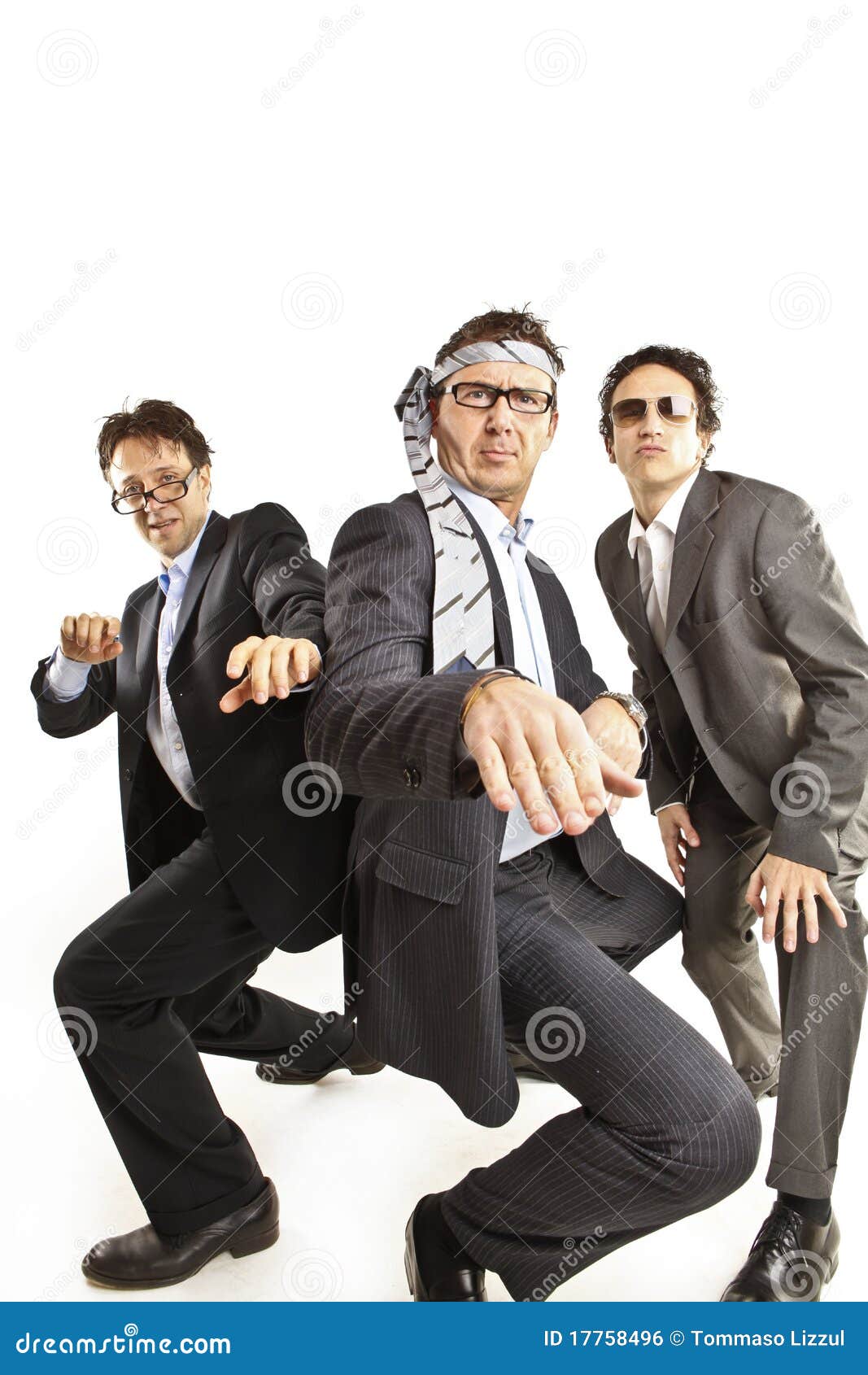 Crazy businessmen dancing stock photo. Image of happiness - 17758496