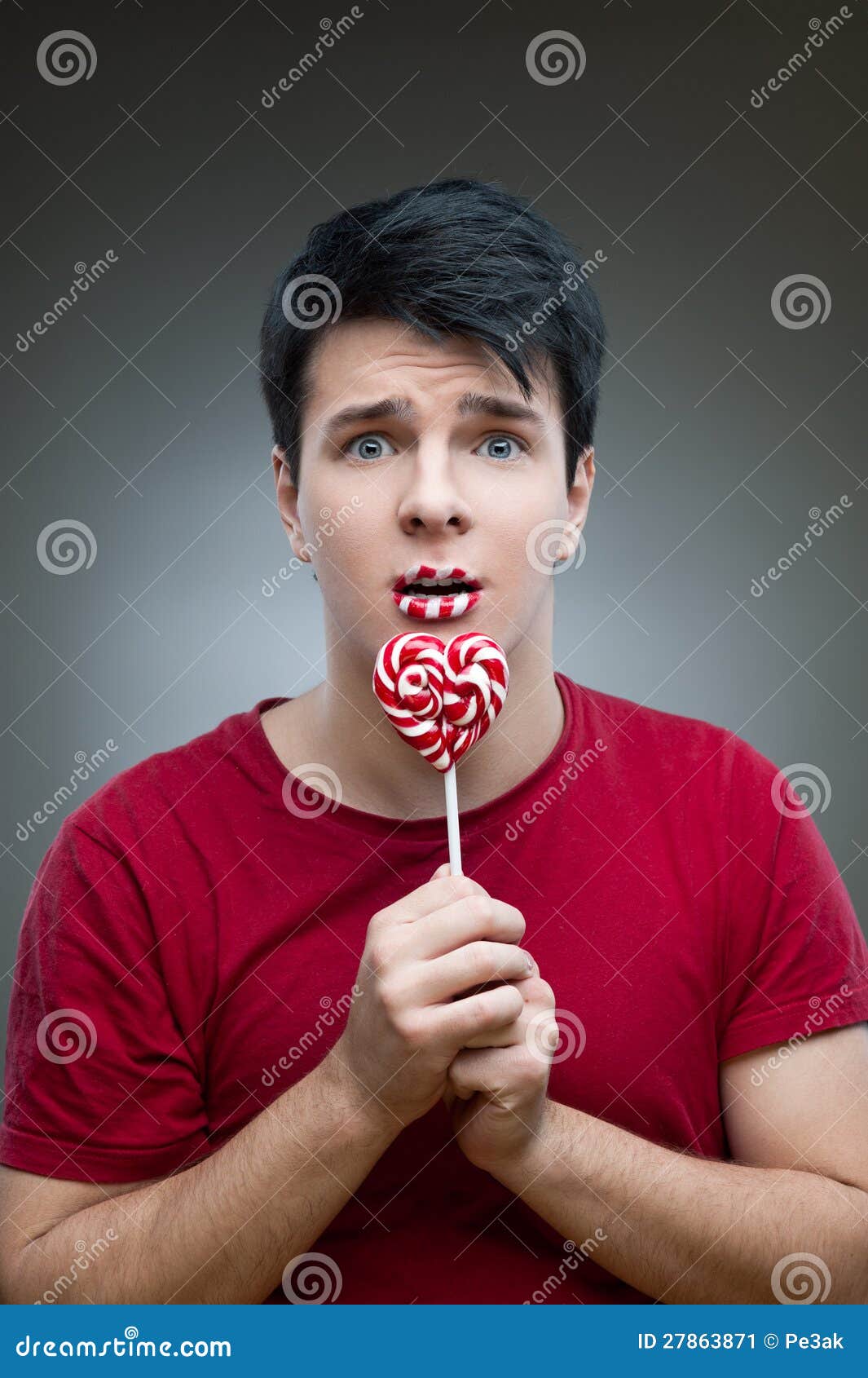 Crazy candy man stock image. Image of scared, frightened - 27863871