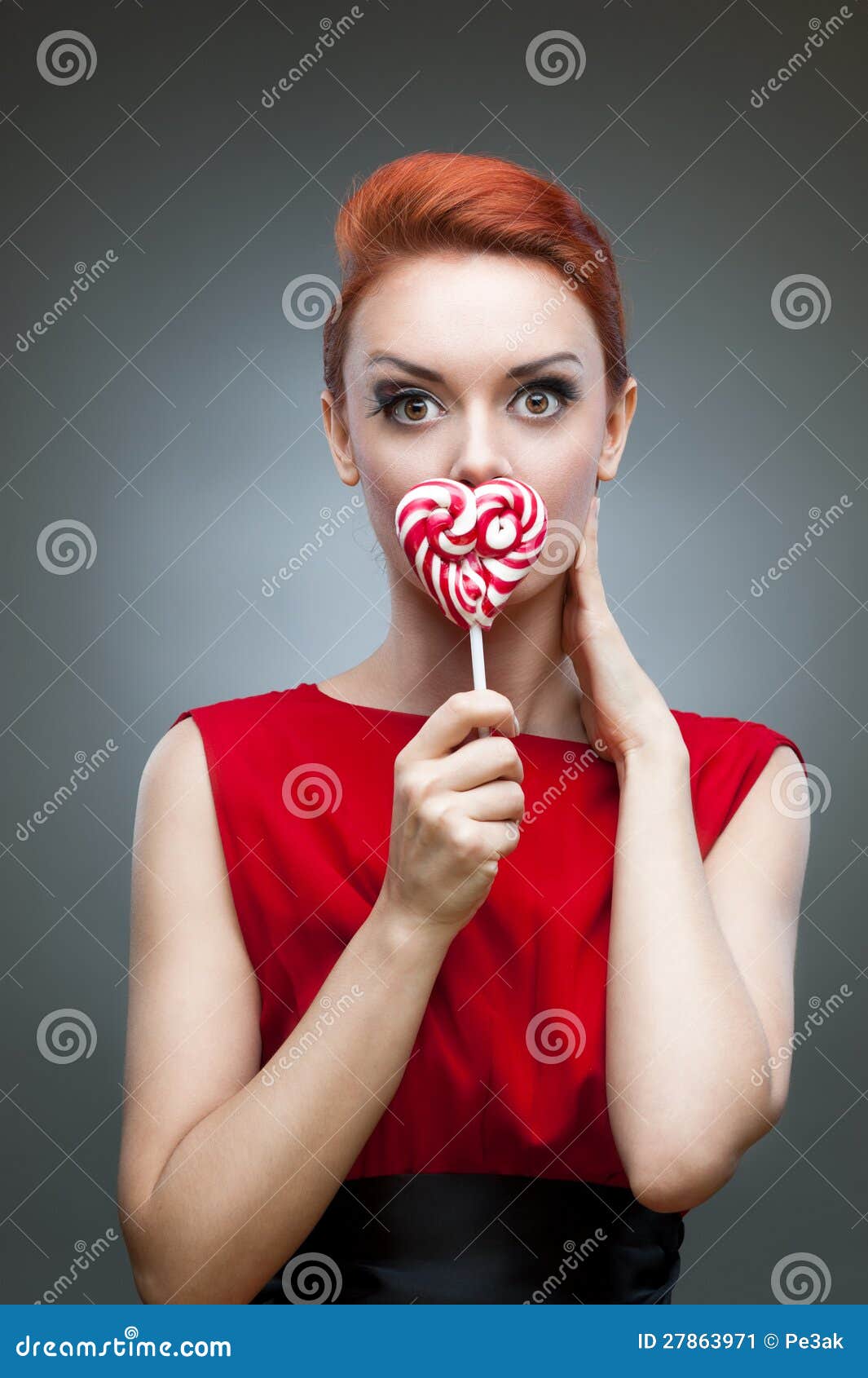 Crazy candy woman stock image. Image of crazy, female - 27863971