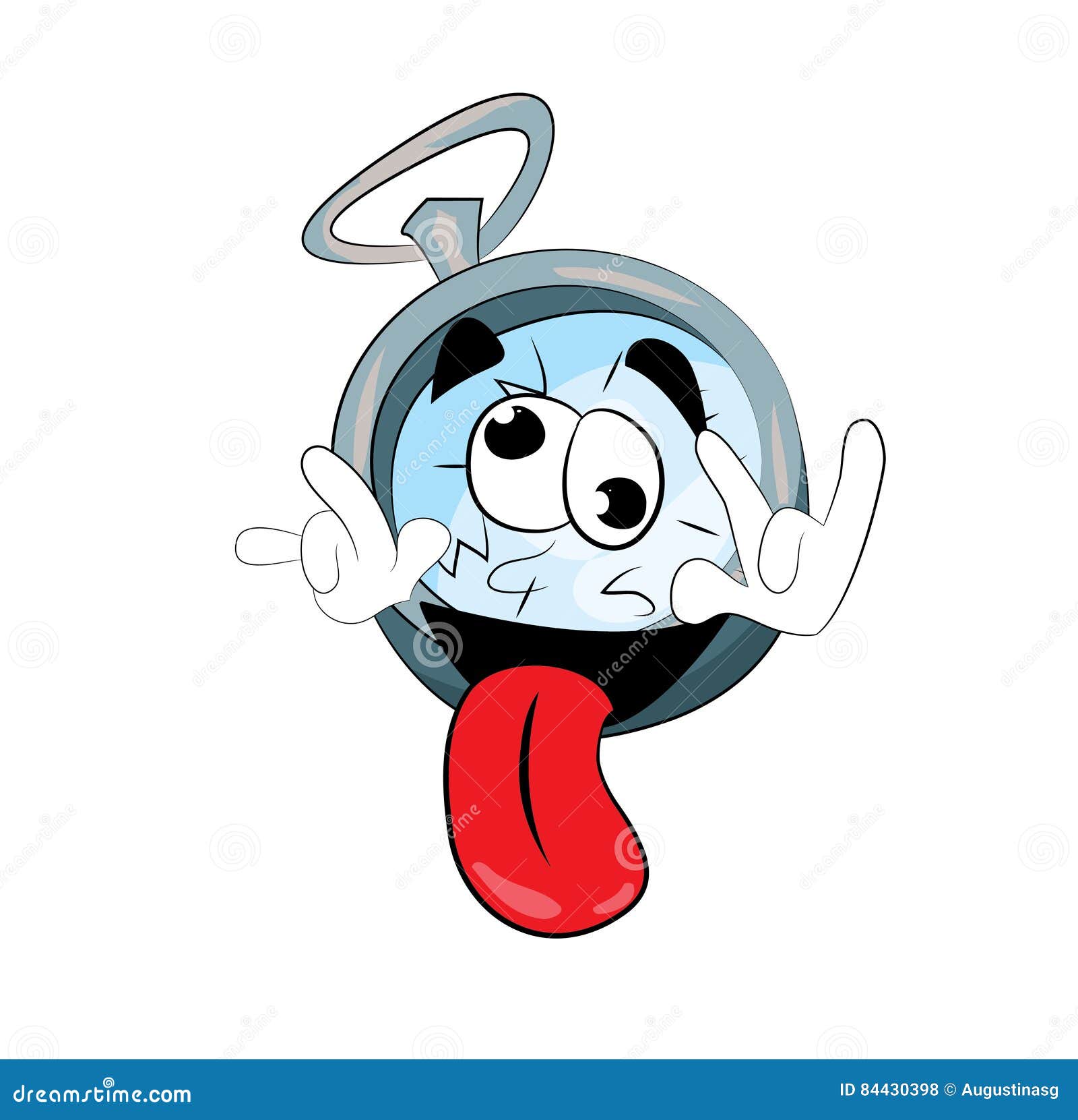 Crazy cartoon stock illustration. Illustration of cartoon - 84430398