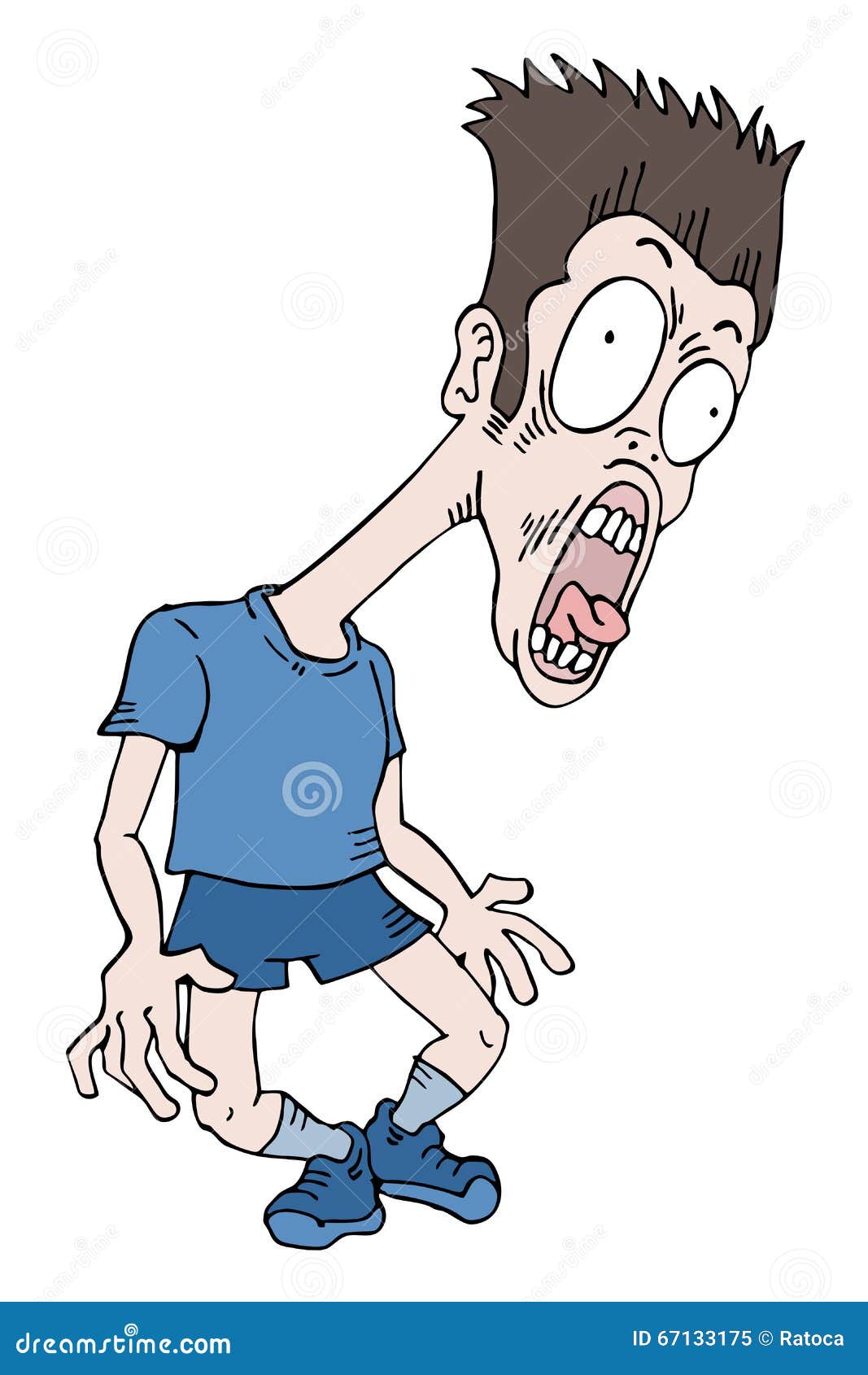 Crazy character stock vector. Illustration of puppet - 67133175