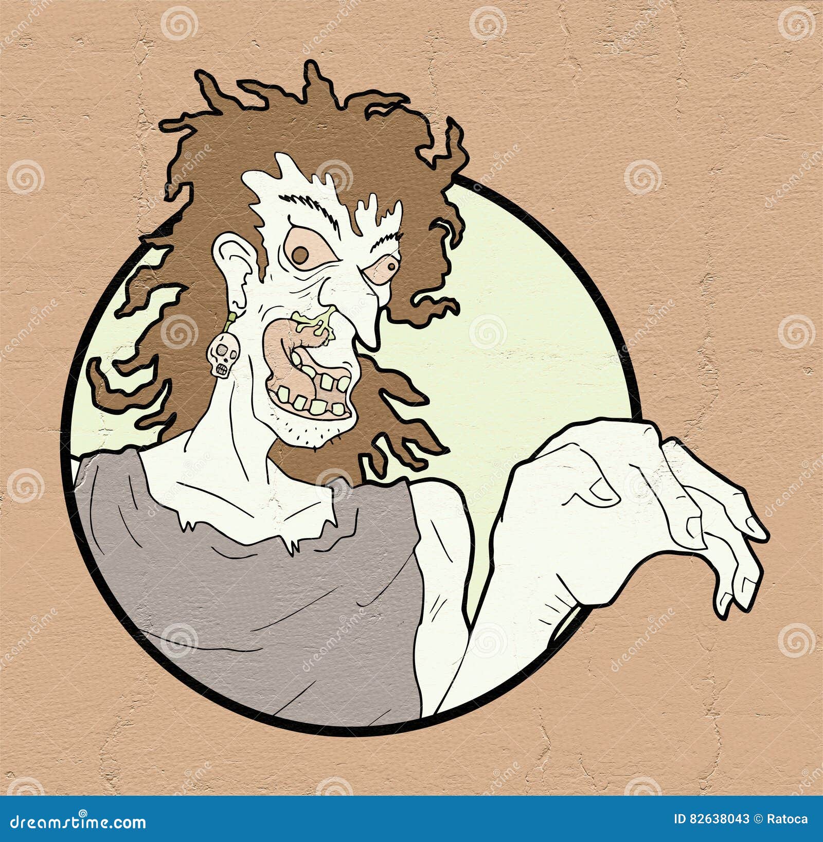 Crazy Character Illustration Stock Illustration - Illustration of ...