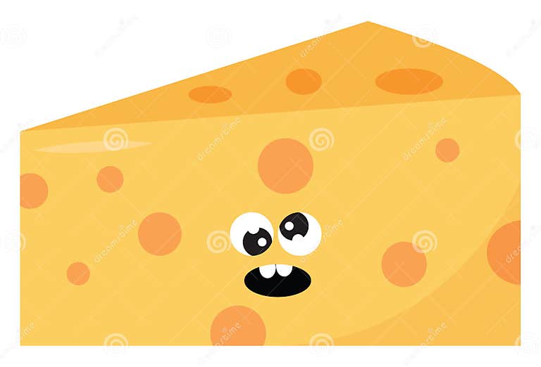 Crazy Cheese, Illustration, Vector Stock Vector - Illustration of ...