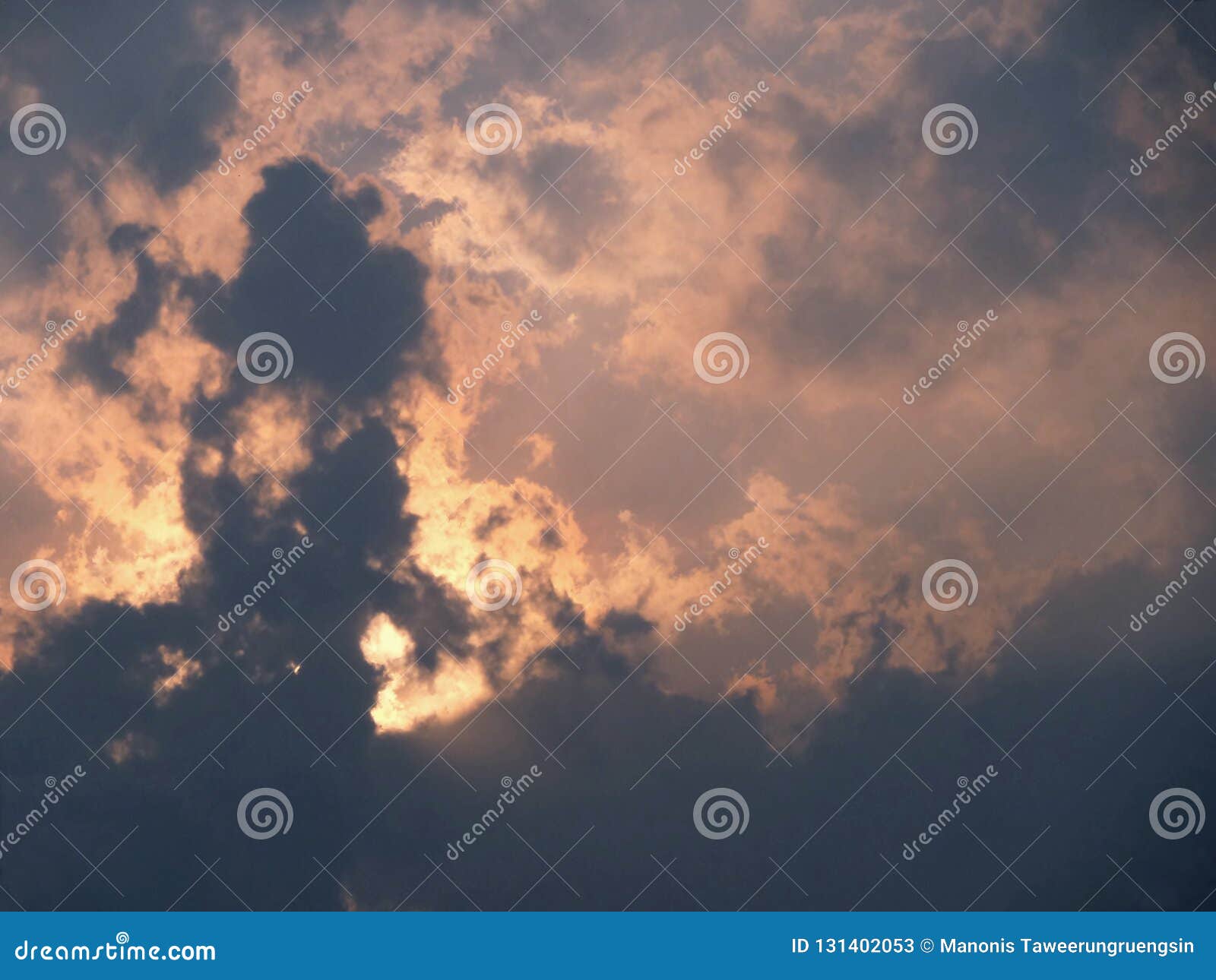 Crazy Cloudy Blue Sky with Lay of Light Stock Image - Image of overcast ...