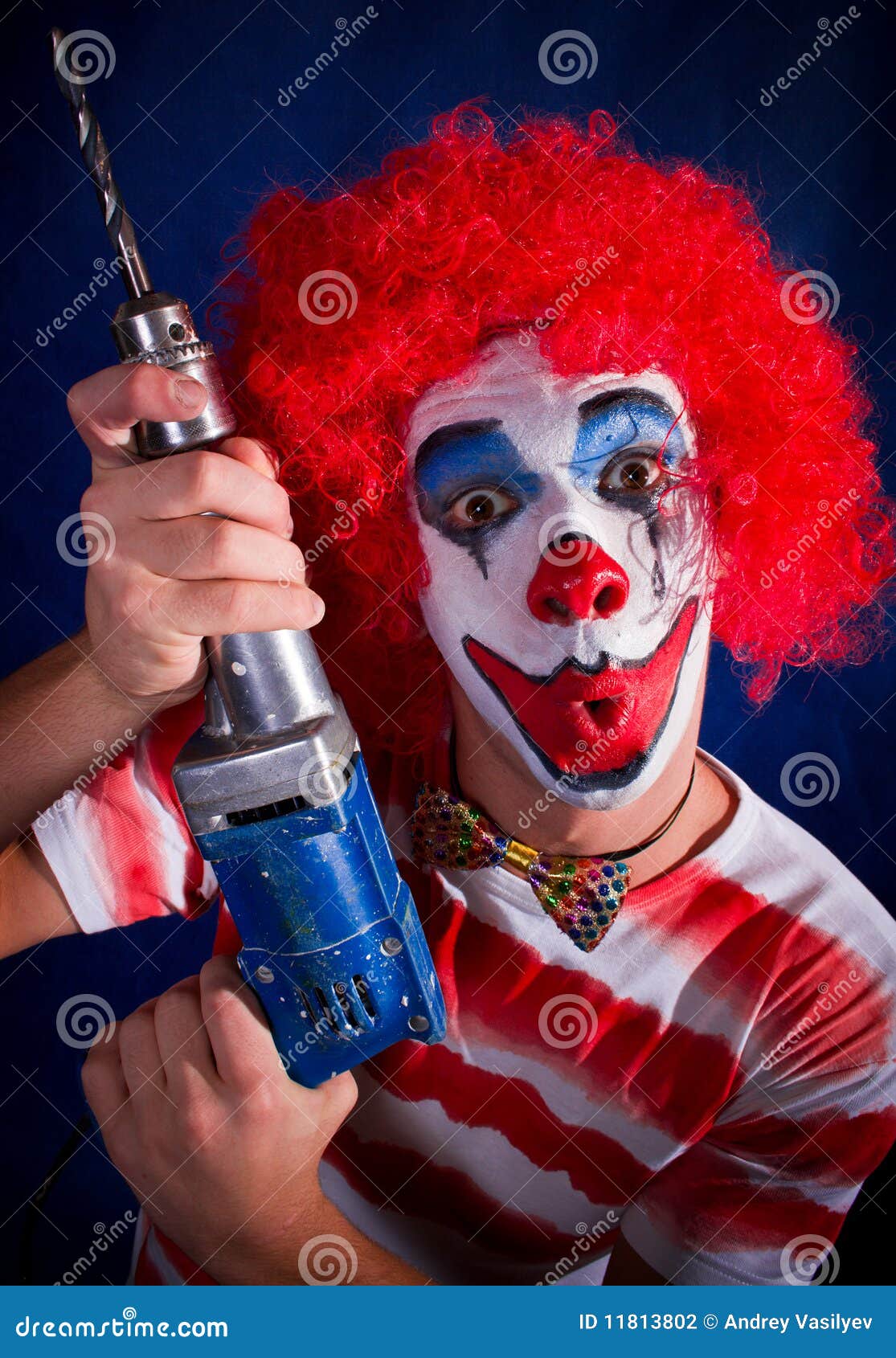 Crazy clown stock photo. Image of people, costume, descriptive - 11813802