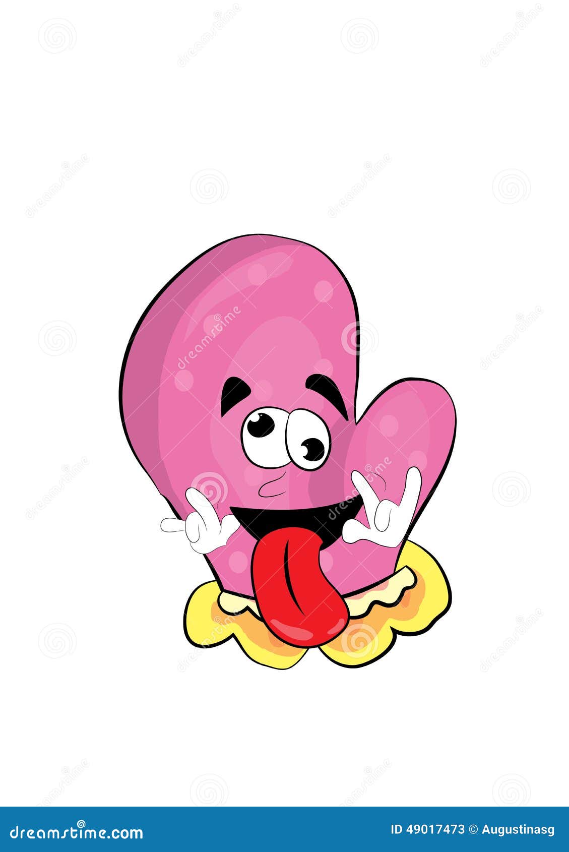 Crazy Cooking Glove Cartoon Stock Illustration - Illustration of ...