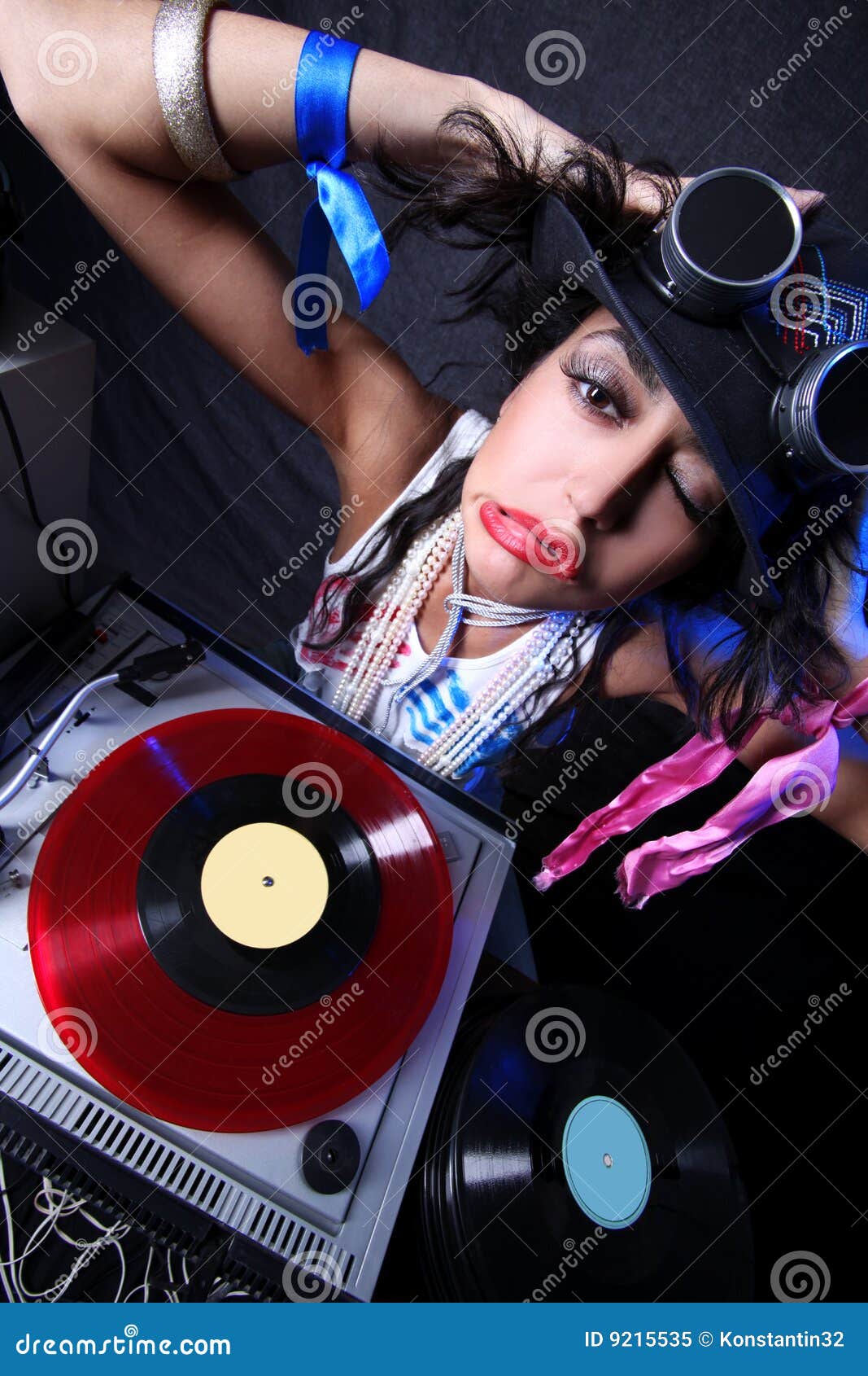 Crazy cool DJ stock image. Image of club, funky, nightclub - 9215535
