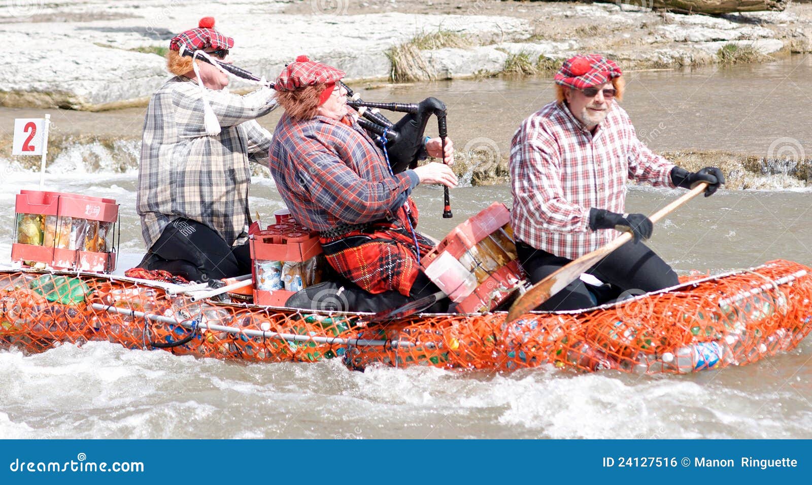 Crazy Craft River Race, Port Hope, March 31/2012 Editorial Photo ...