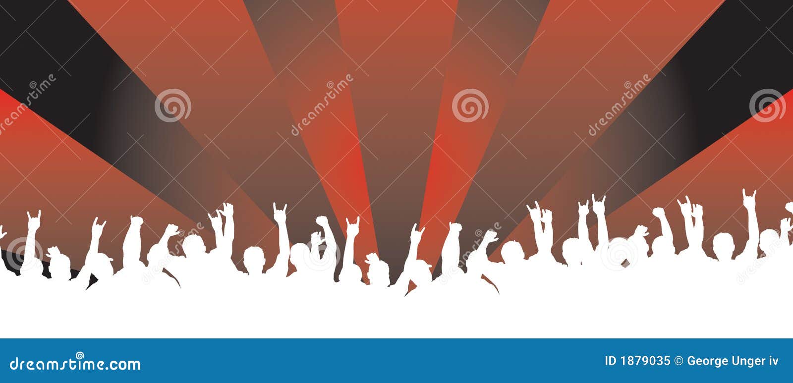 Crazy Crowd Celebration stock vector. Illustration of punk - 1879035