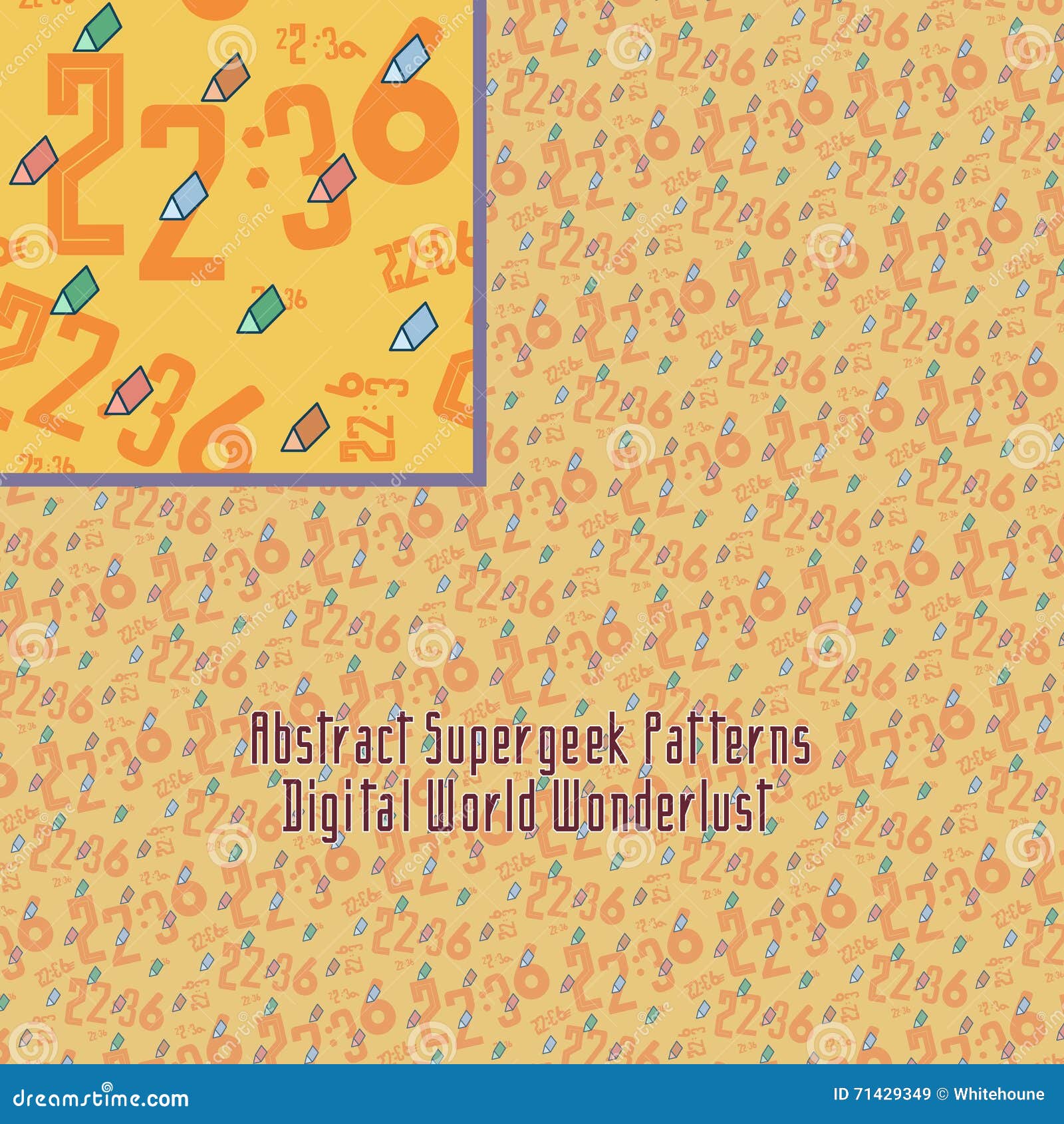 Crazy Digital Pattern with Strange Geometry Stock Vector - Illustration ...