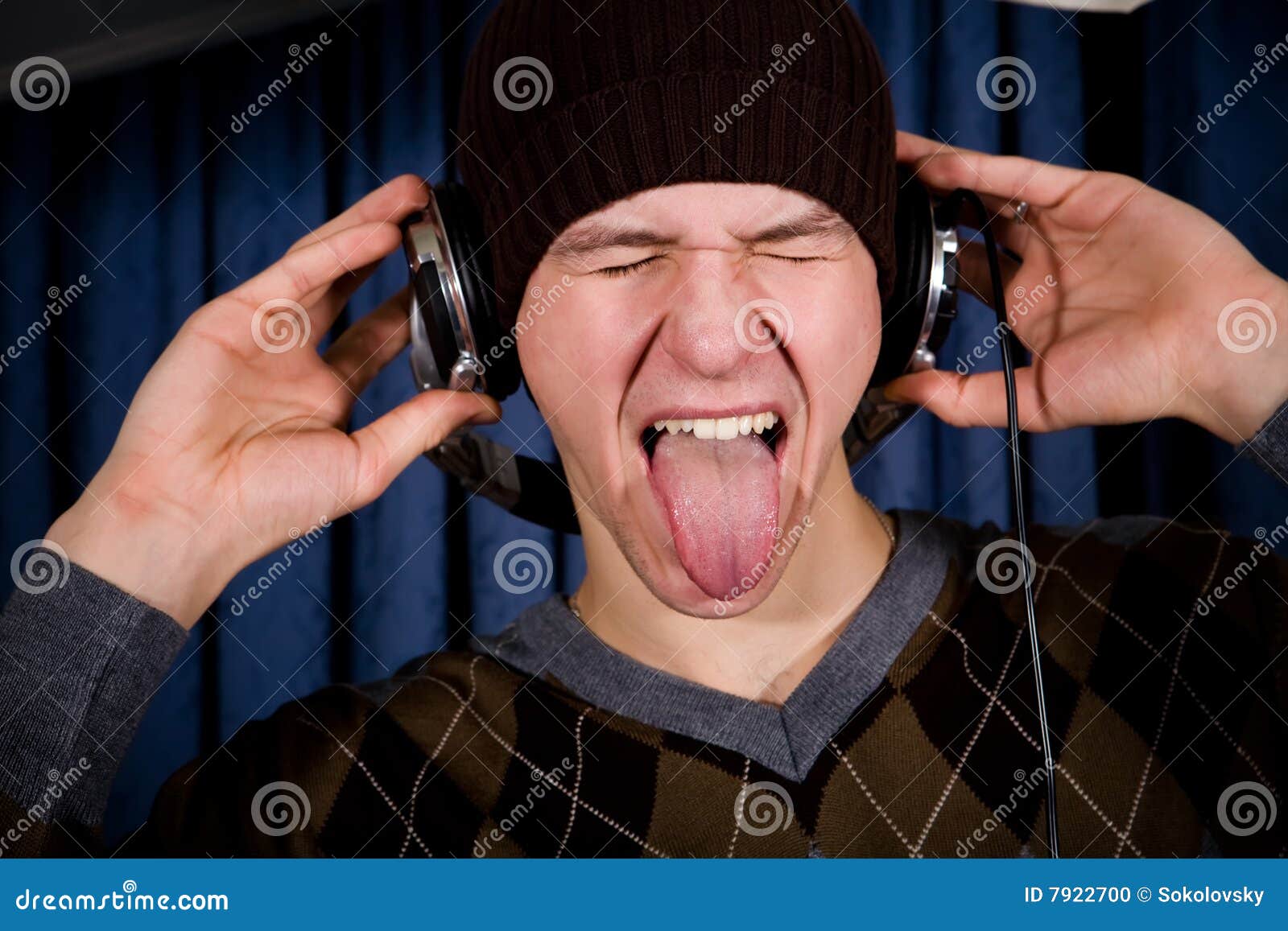Crazy DJ Playing in a Nightclub Stock Photo - Image of listen ...