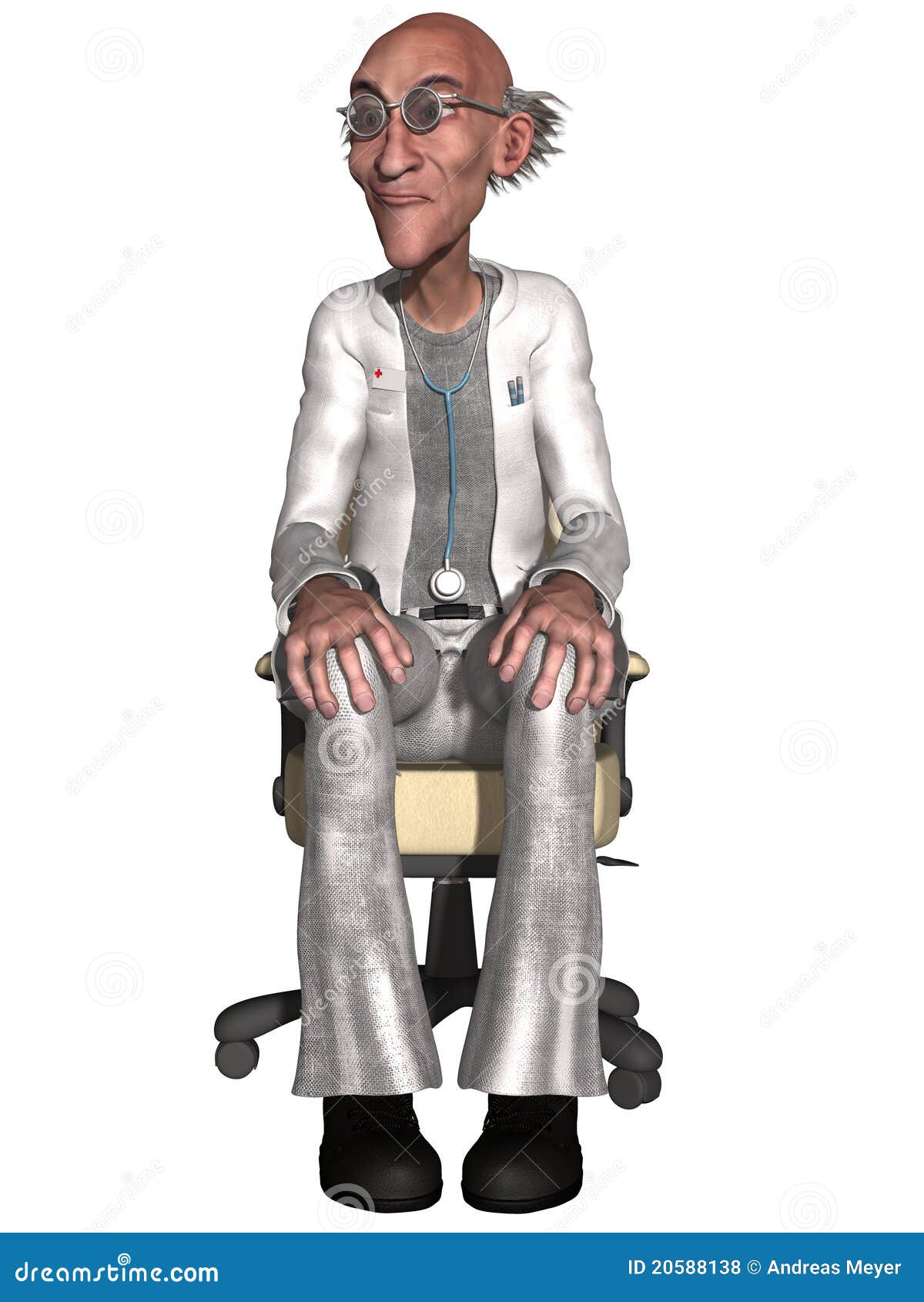 Crazy Doctor Landing Page Template. Mad Scientist Growing Deadly Virus ...