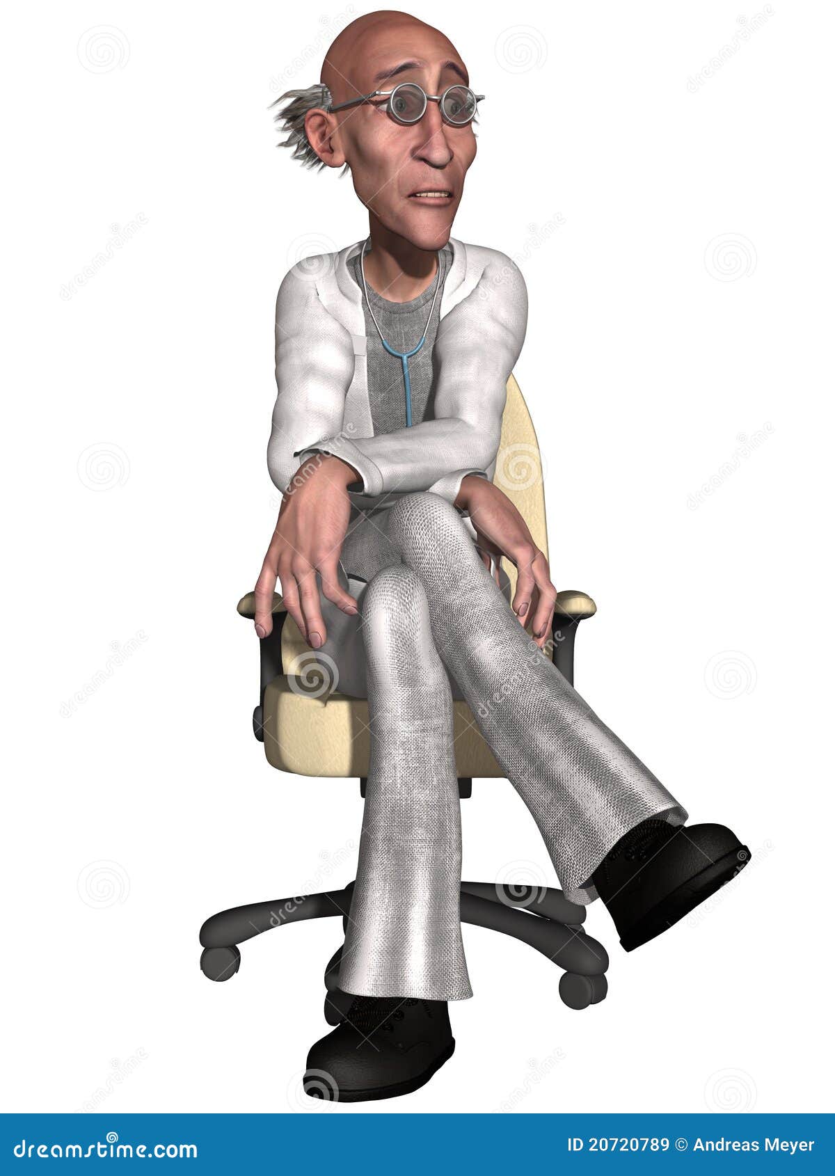 Crazy doctor stock illustration. Illustration of crazy - 20720789