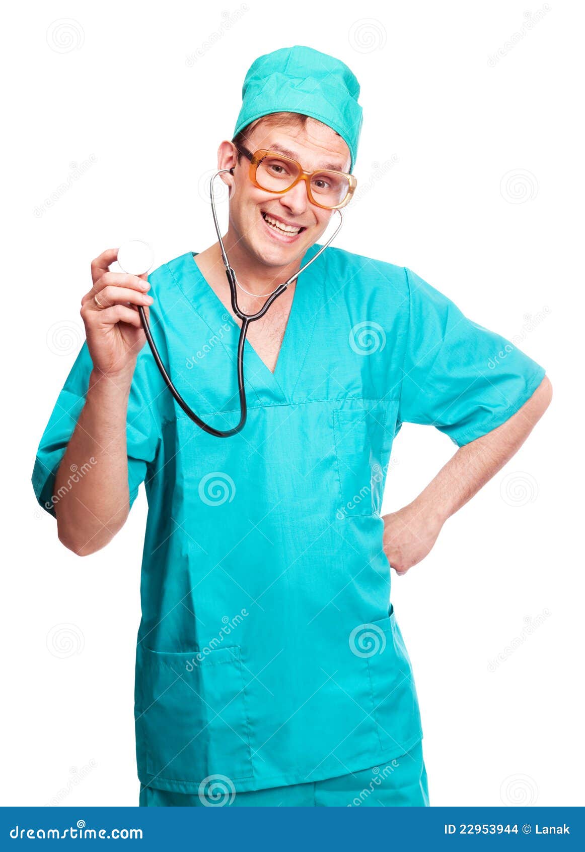Crazy doctor stock photo. Image of cheerful, analise - 22953944