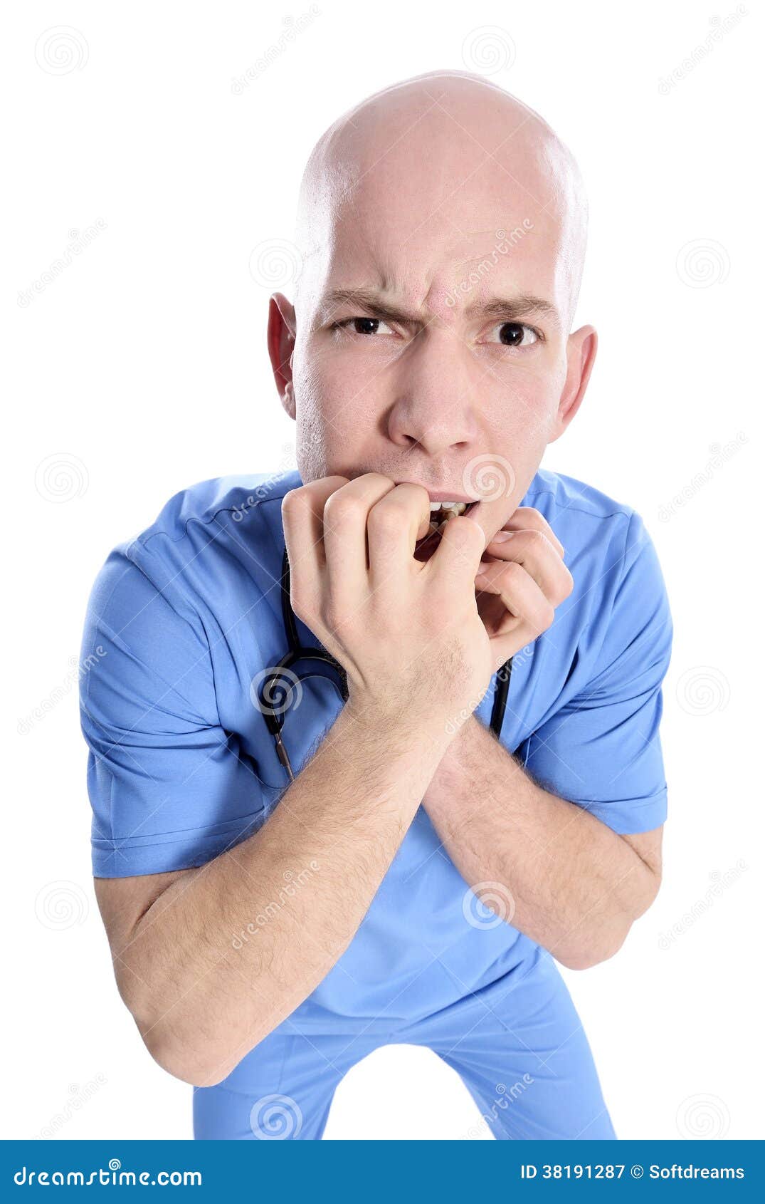Crazy doctor stock image. Image of coward, funky, humorous - 38191287