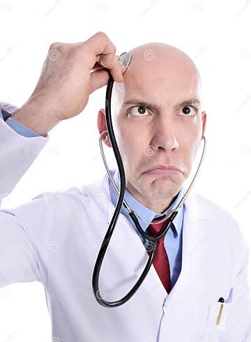 Crazy doctor stock image. Image of excitement, anger - 38191751