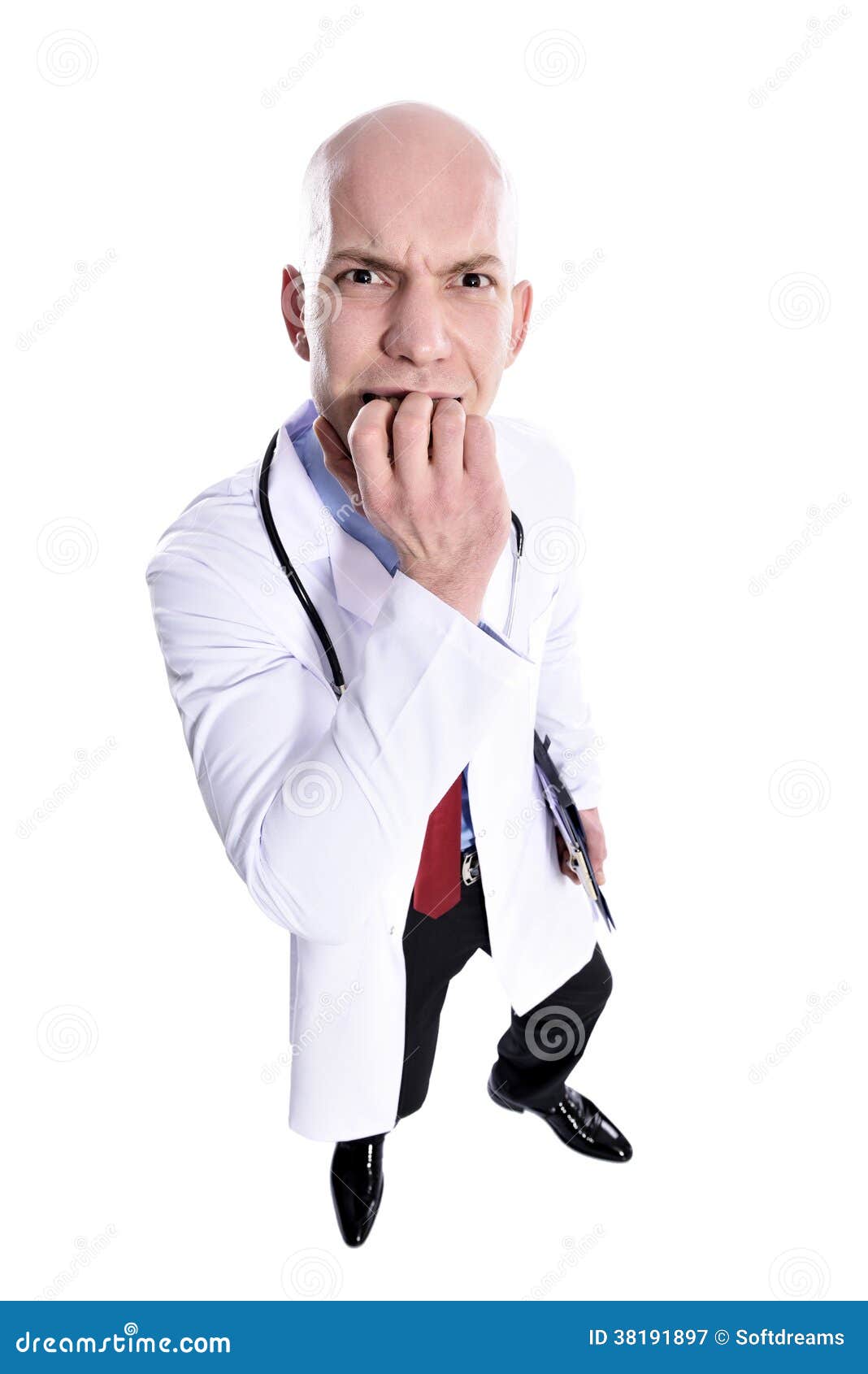 Crazy doctor stock image. Image of cheerful, anger, health - 38191897