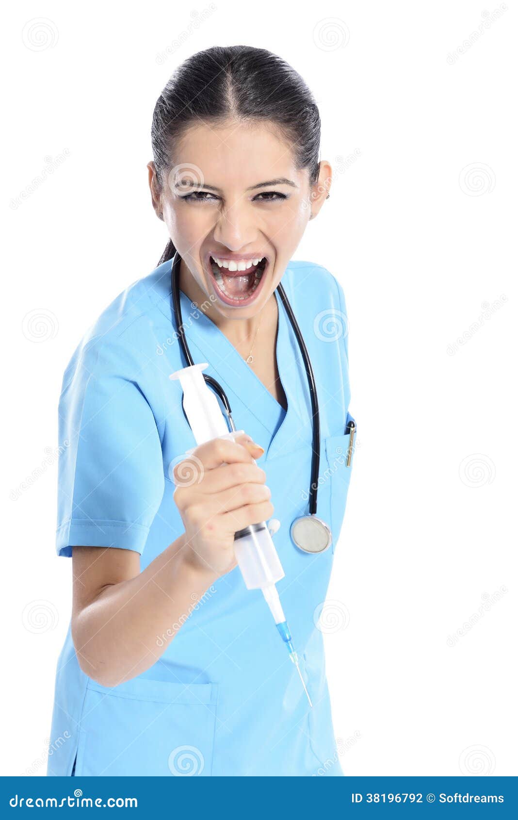 Crazy doctor stock photo. Image of attractive, caucasian - 38196792
