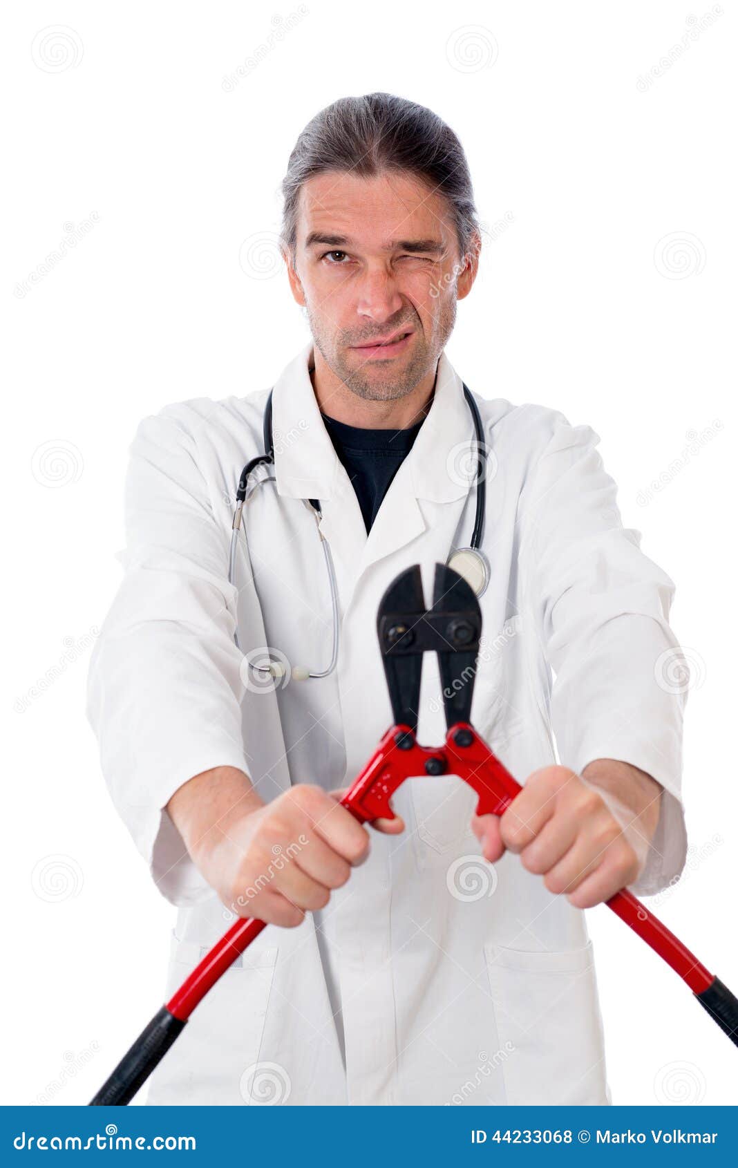 Crazy doctor stock photo. Image of adult, funny, clinic - 44233068