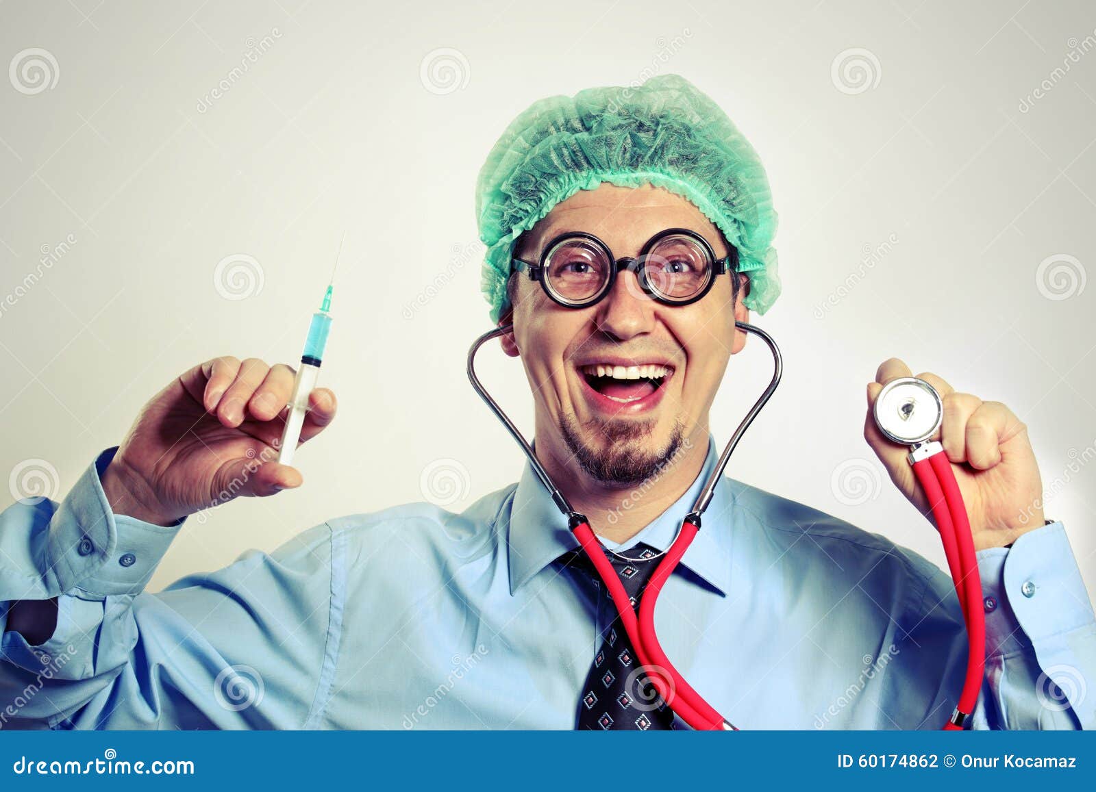 Crazy Doctor stock photo. Image of doctor, looking, caucasian - 60174862