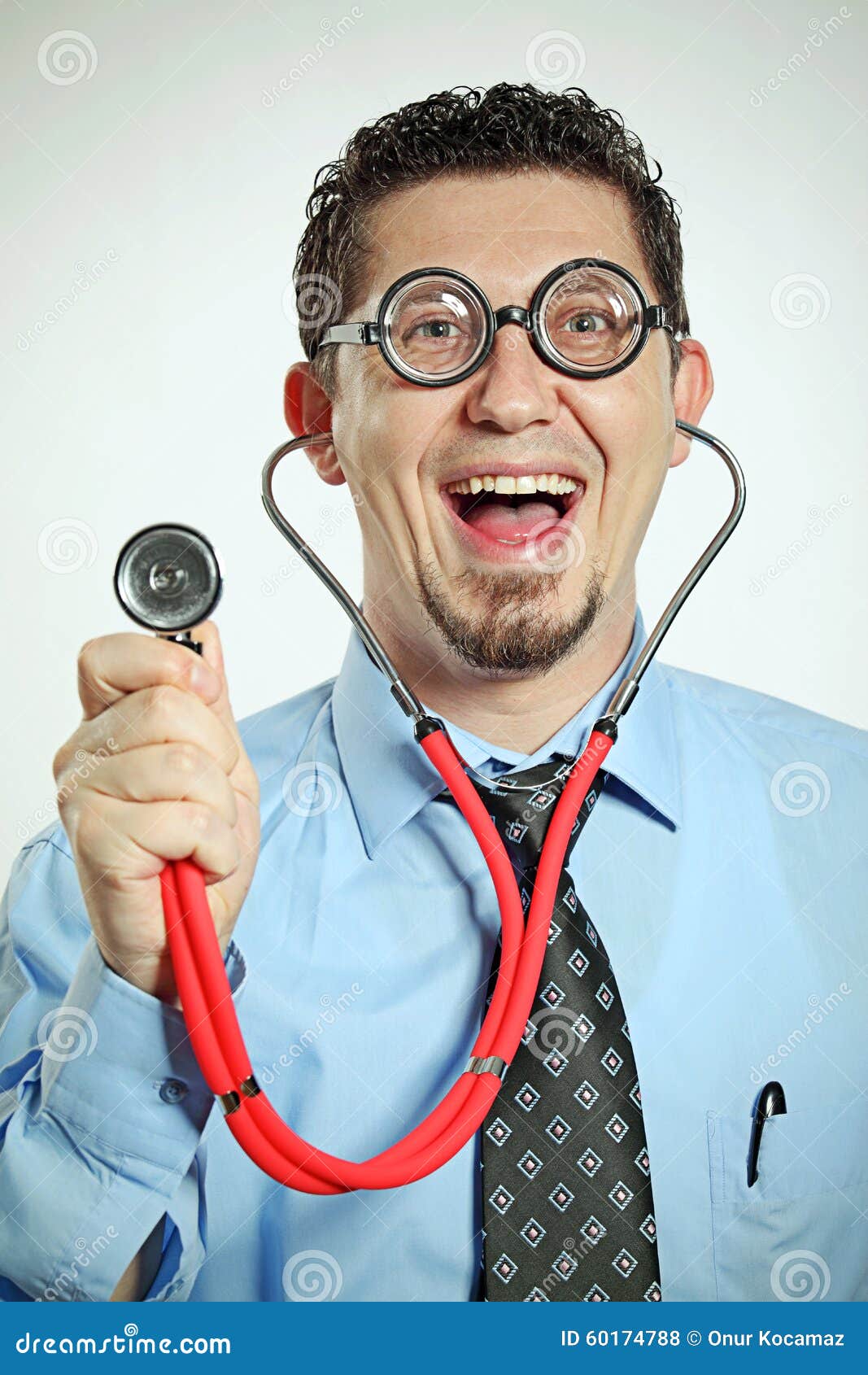 Crazy Doctor stock photo. Image of ideas, shot, camera - 60174788