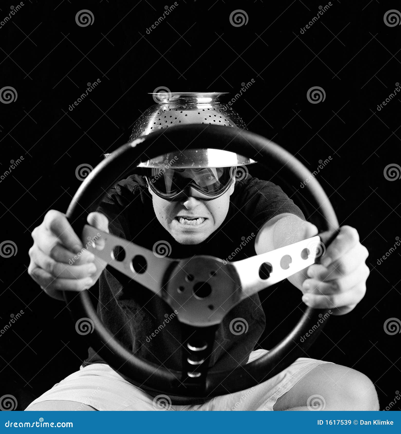 Crazy Driver stock image. Image of driver, unusual, mouth - 1617539