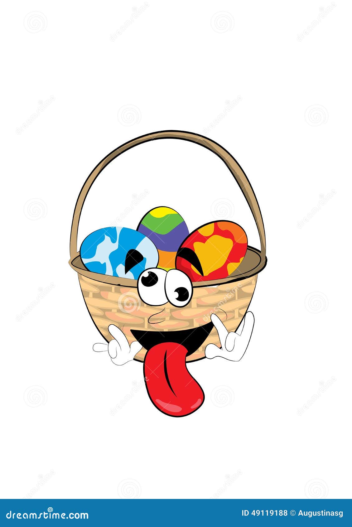 Crazy Easter Bunny Cartoon In Motorbike | CartoonDealer.com #23985315