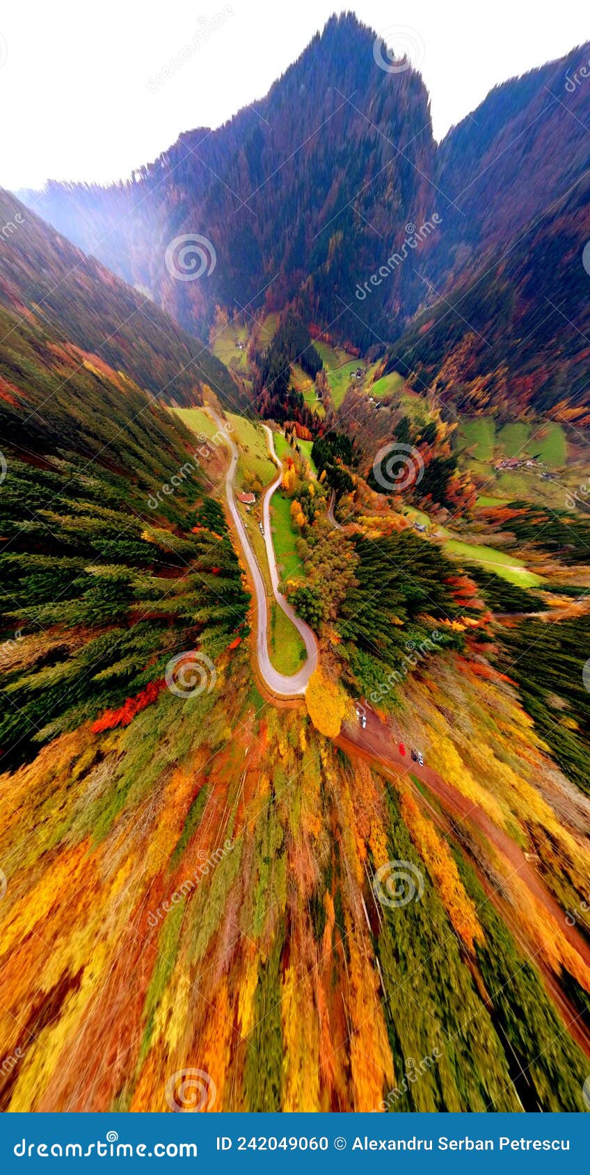 Crazy Effect, Landscape with Mountains in Background Stock Photo ...