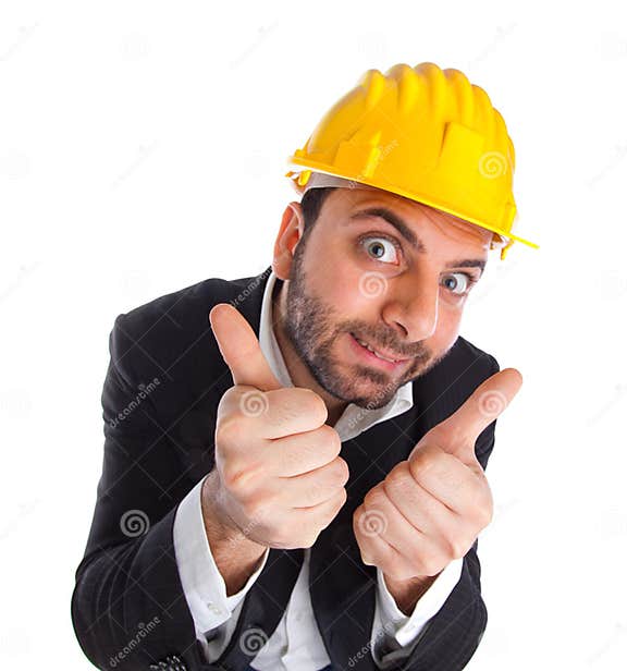 Crazy engineer stock photo. Image of hand, adult, crazy - 29765462