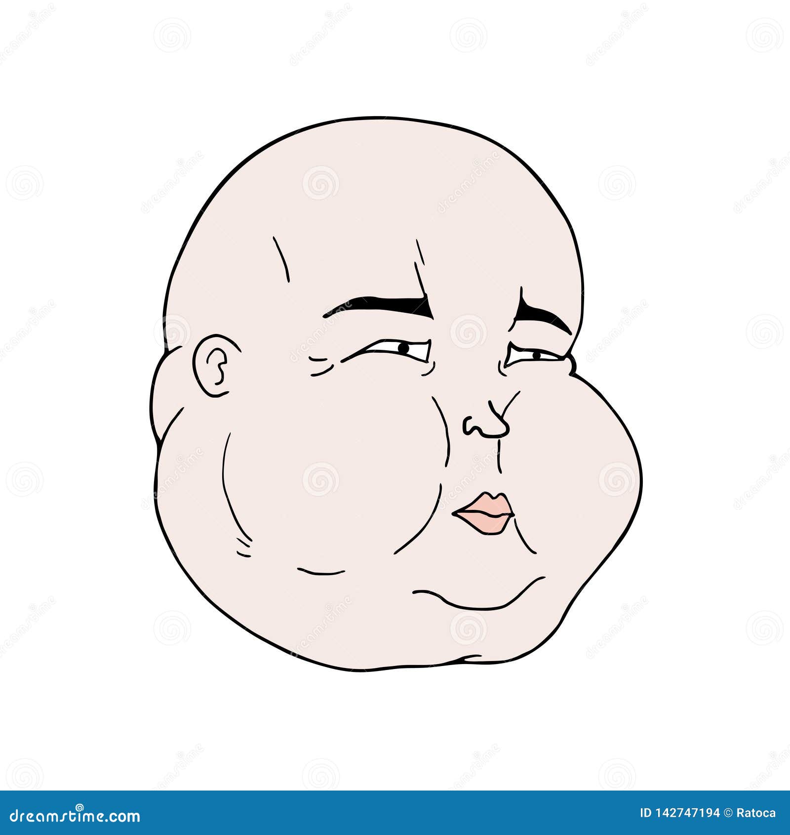 Crazy expression draw stock vector. Illustration of expression - 142747194